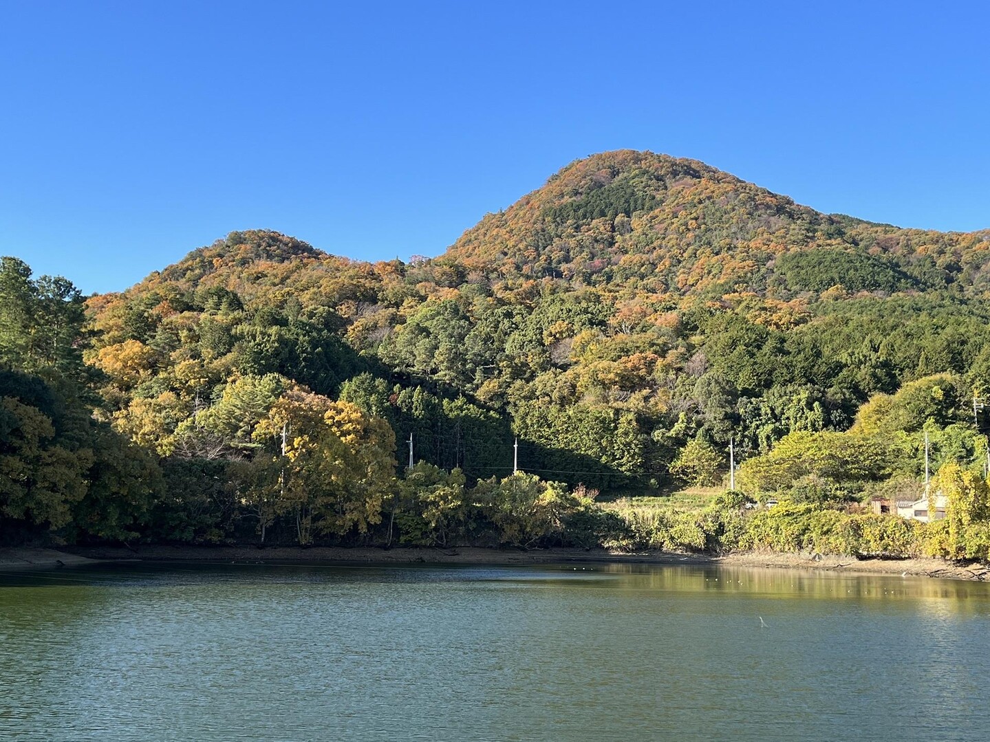 二上山🍁 散歩道から見た二上山、今日は... / sinoさんさんのモーメント | YAMAP / ヤマップ
