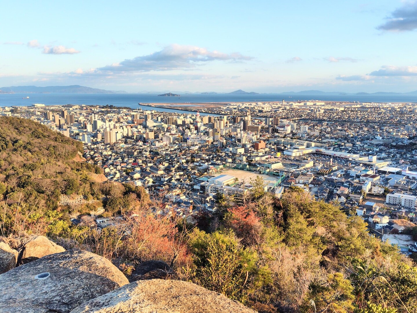 翳りゆく街🌇 平家山 岩国市-2025-2-10 / Ponさんの米山・大応山の活動データ | YAMAP / ヤマップ