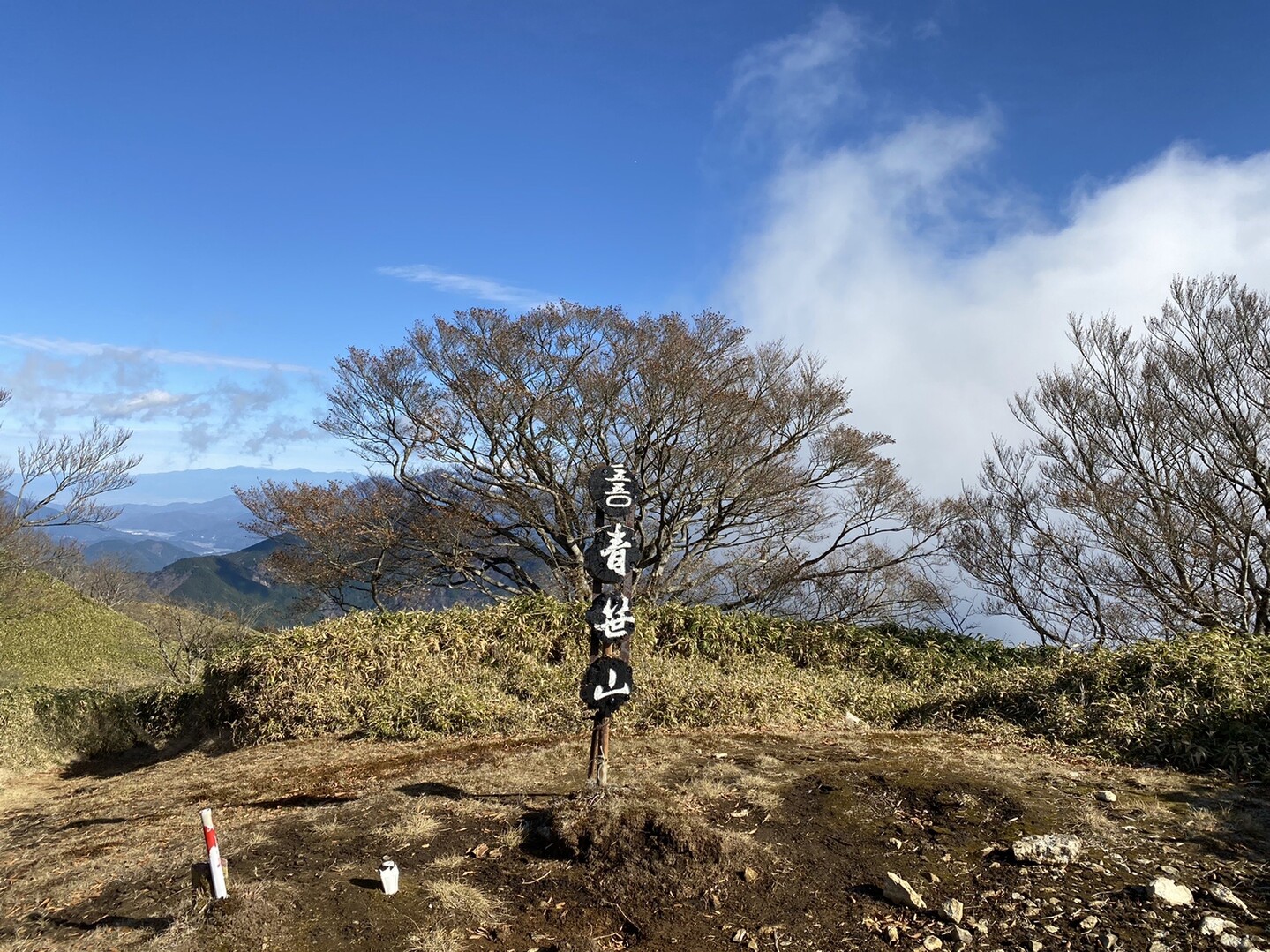 青笹山｢地蔵峠(1,414m)〜仏谷山(1,503m)〜細島峠(1,481m)〜うつろぎ山(1,558m)〜青笹山(1,550m｣2020-11-29 / 小豆LOVEさんの青笹山の活動日記 ...