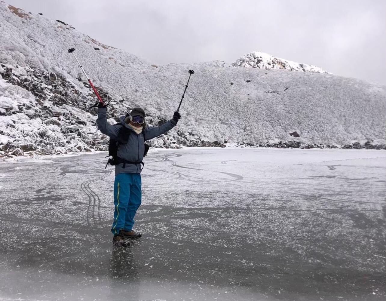 凍結した湖.池.海 備忘録 Pic1. ... / 登さんのモーメント | YAMAP / ヤマップ