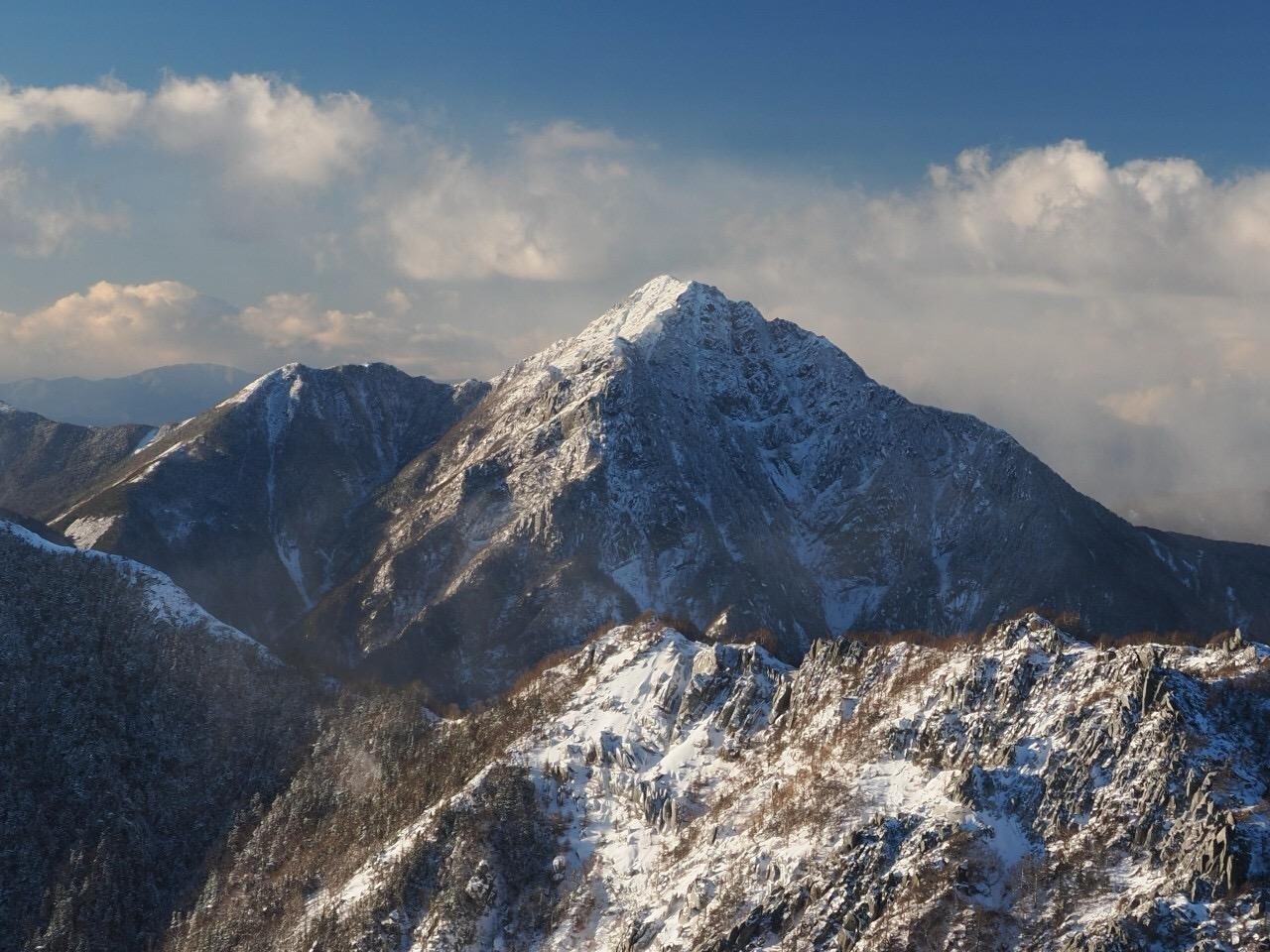 極寒爆風耐寒トレ@鳳凰山、薬師岳 / AJ🐬さんの鳳凰山・地蔵岳・観音岳・薬師岳の活動データ | YAMAP / ヤマップ