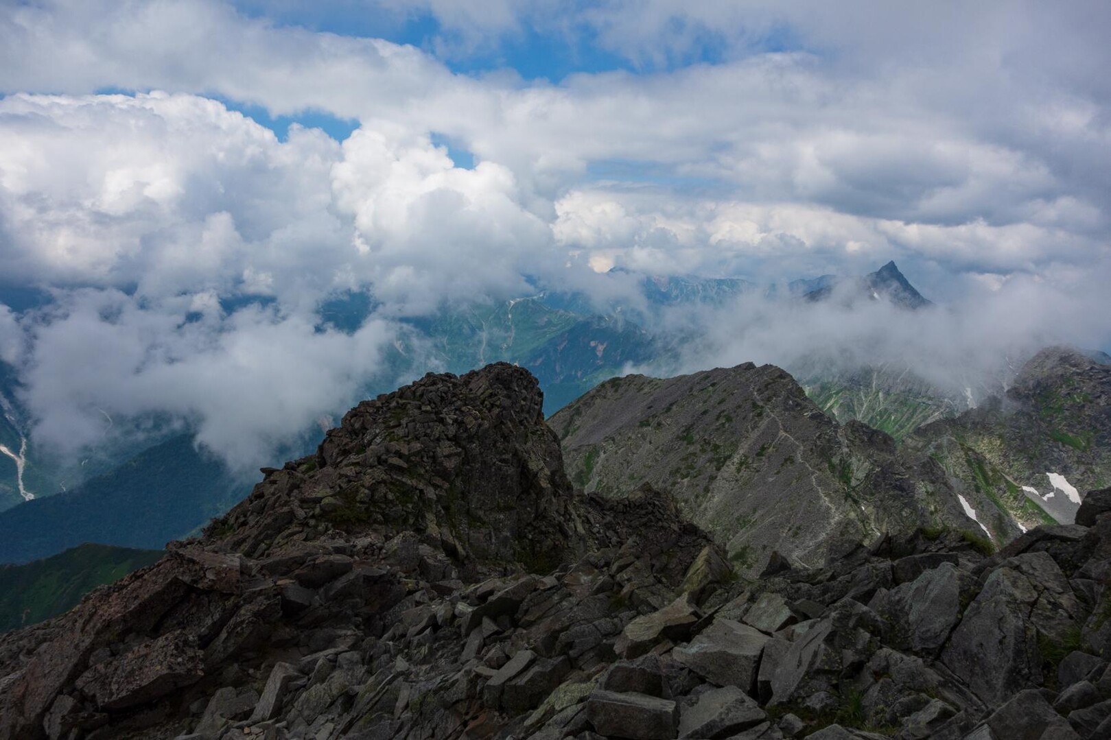 涸沢から奥穂高岳 / hkhg_yさんの槍ヶ岳・穂高岳・上高地の活動データ | YAMAP / ヤマップ