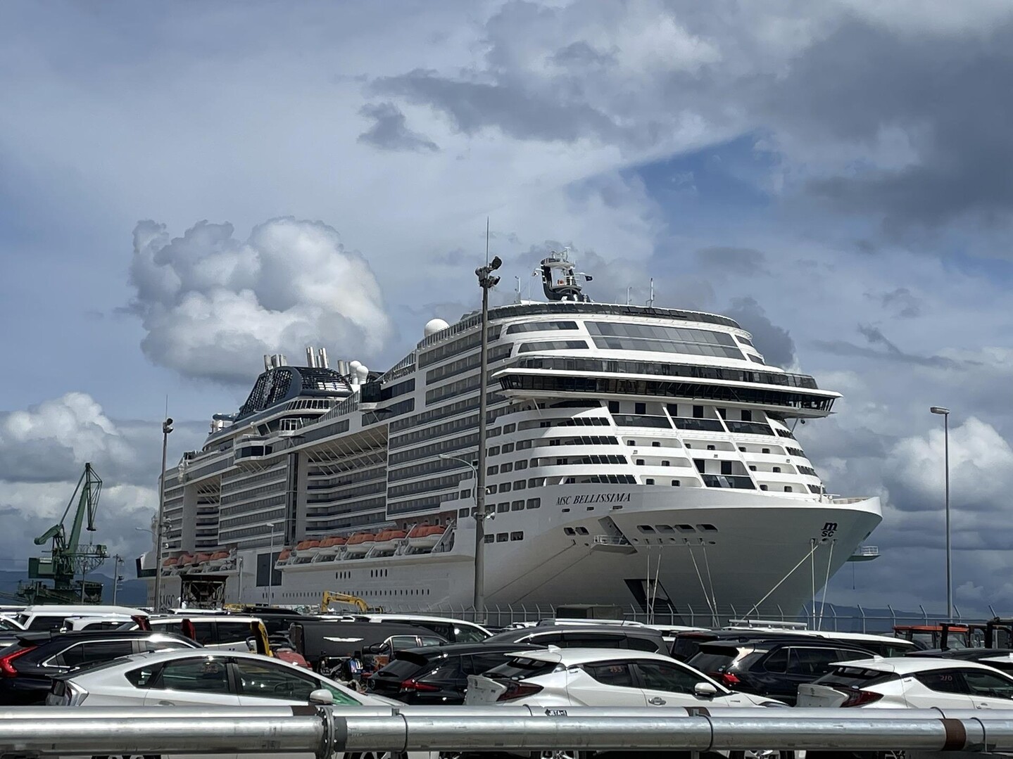 伏木港にMSCベリッシマ号接岸中 16:... / toshiさんのモーメント | YAMAP / ヤマップ