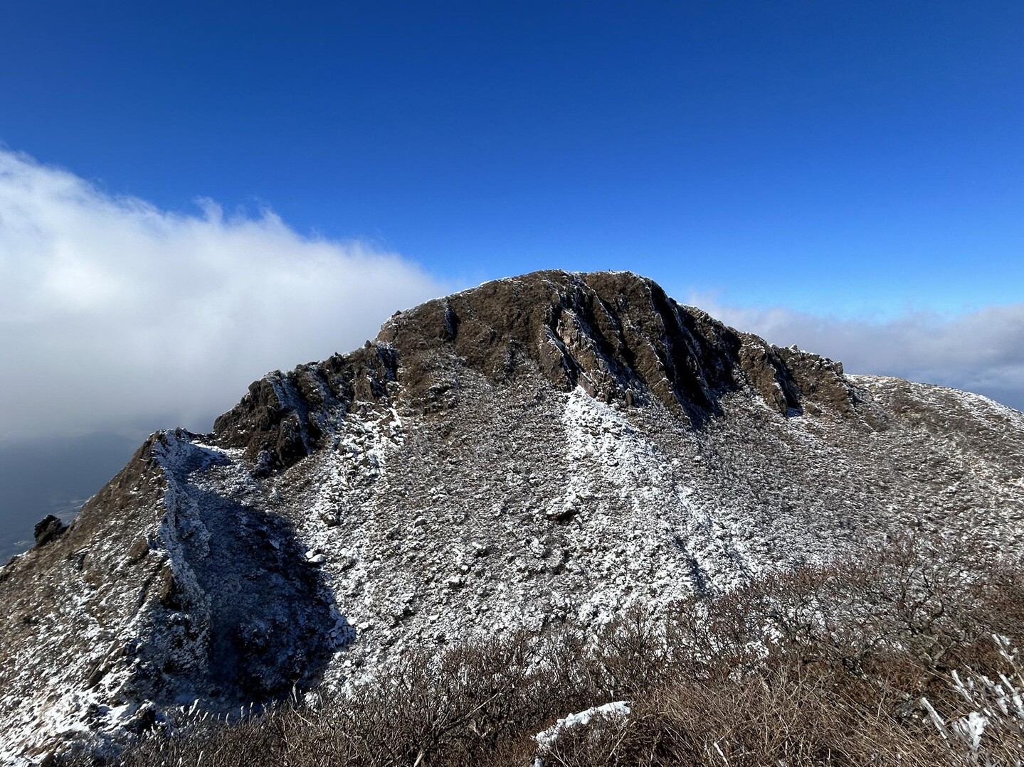 雪と雲海とブロッケン((´∀`*)) 由布岳・飯盛ヶ城。 / datinさんの由布岳・鶴見岳の活動データ | YAMAP / ヤマップ