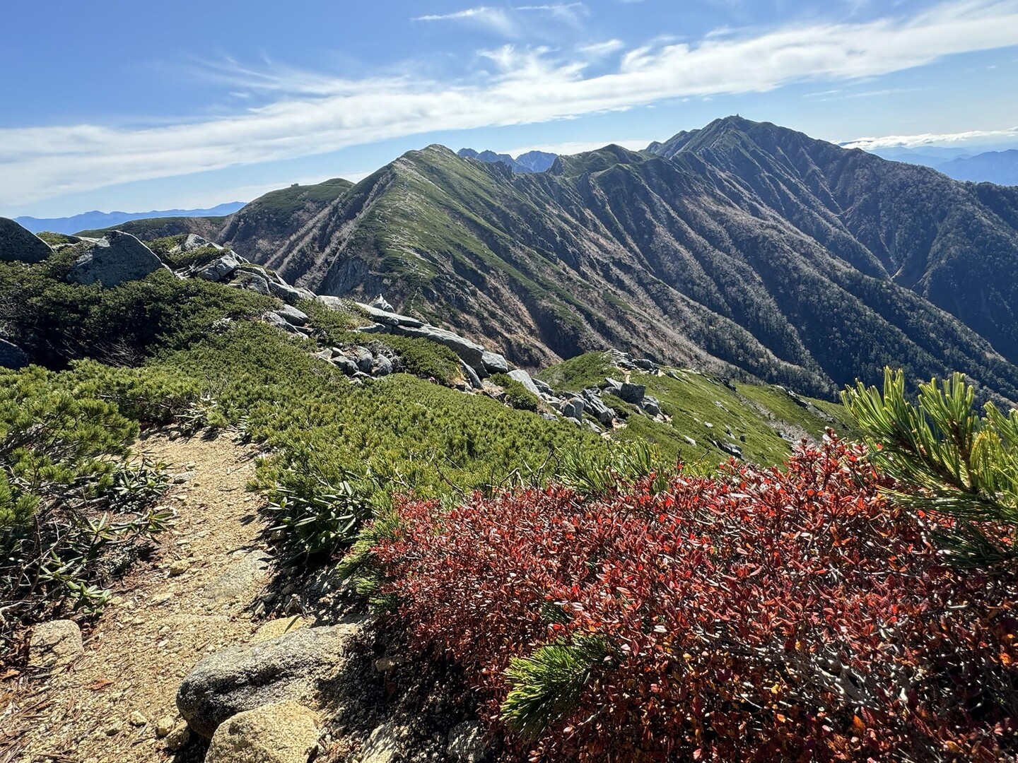 宝剣岳・西駒ヶ岳～檜尾岳縦走 / Bobさんの木曽駒ヶ岳・空木岳・越百山の活動データ | YAMAP / ヤマップ