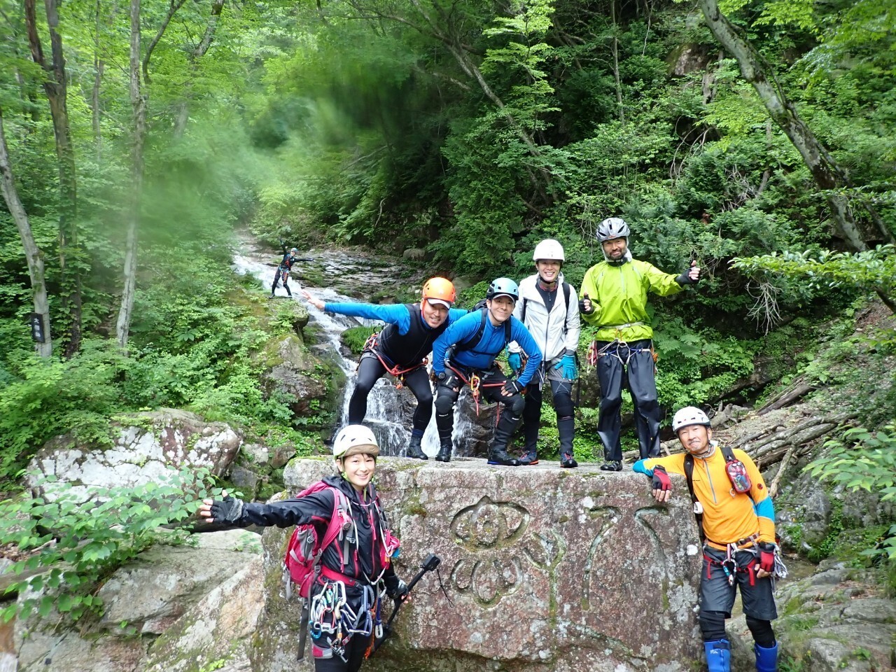 八池谷・沢登り② / コール 3150 （マンダム男の世界♪）さんの沢登りの活動データ | YAMAP / ヤマップ