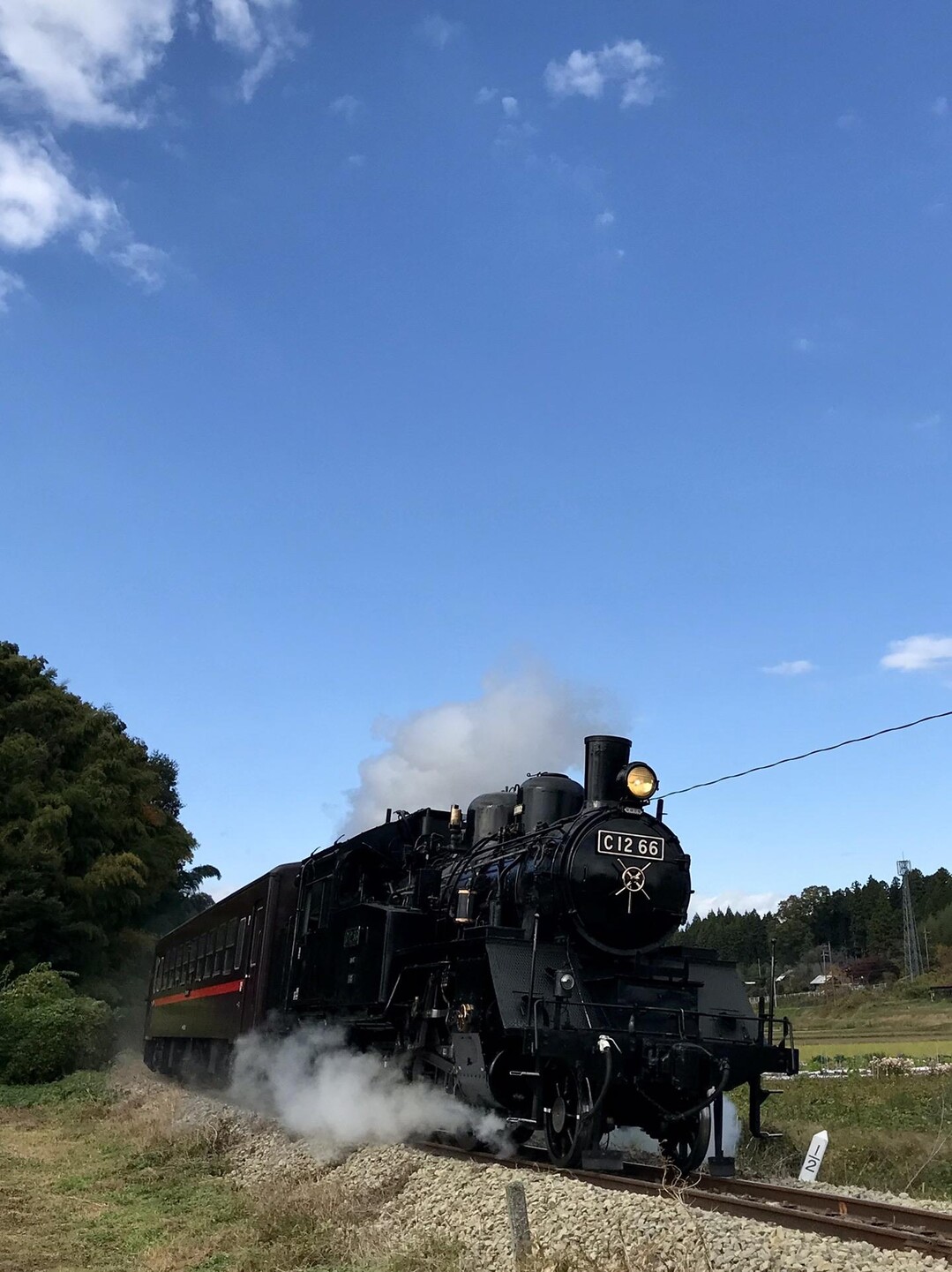 道の駅もてぎからの帰り道に🤳 青空を入... / aoi-stepさんのモーメント | YAMAP / ヤマップ