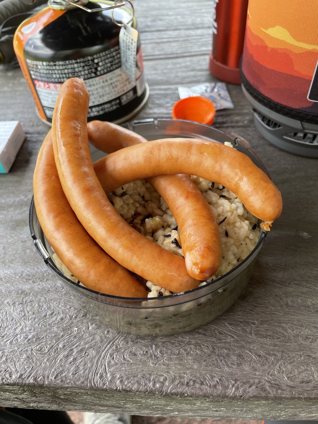 今回のジェットボイル山飯 ソーセージと五... / h.naoyukiさんのモーメント | YAMAP / ヤマップ