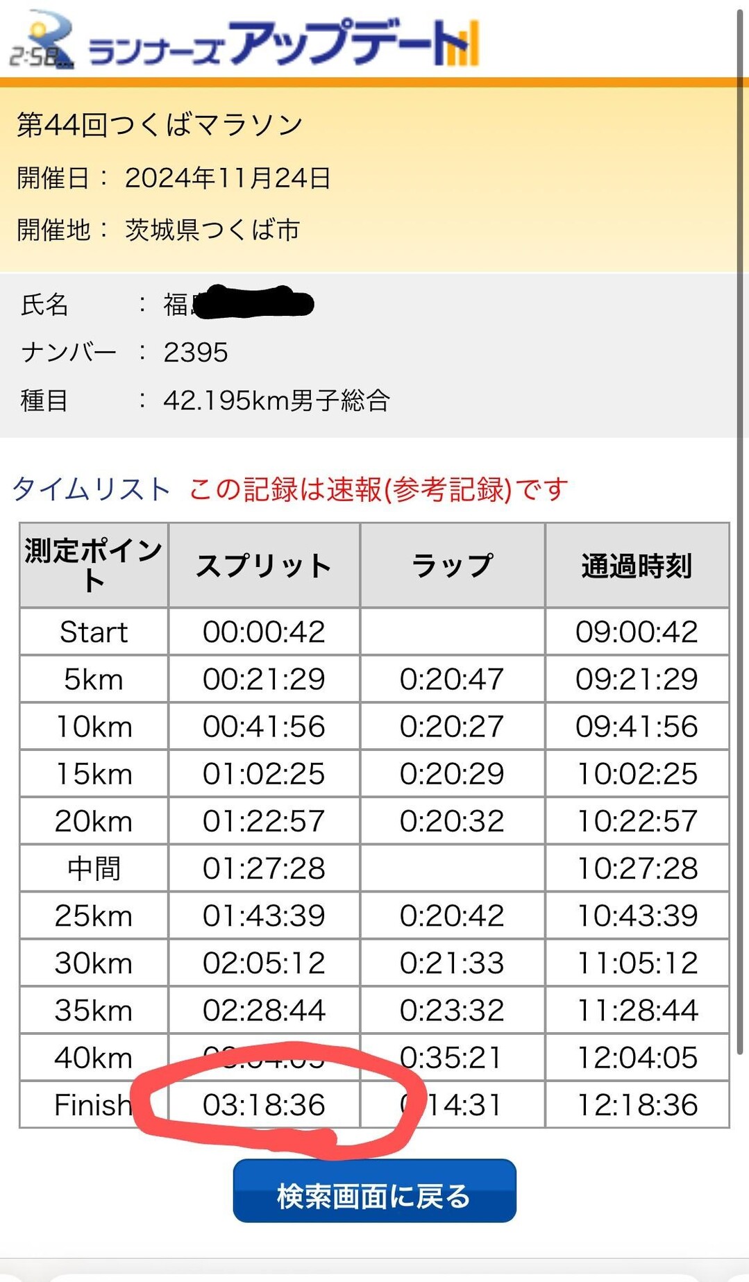 つくばマラソンで初マラソン。 25kmま... / ふぉあさんのモーメント | YAMAP / ヤマップ