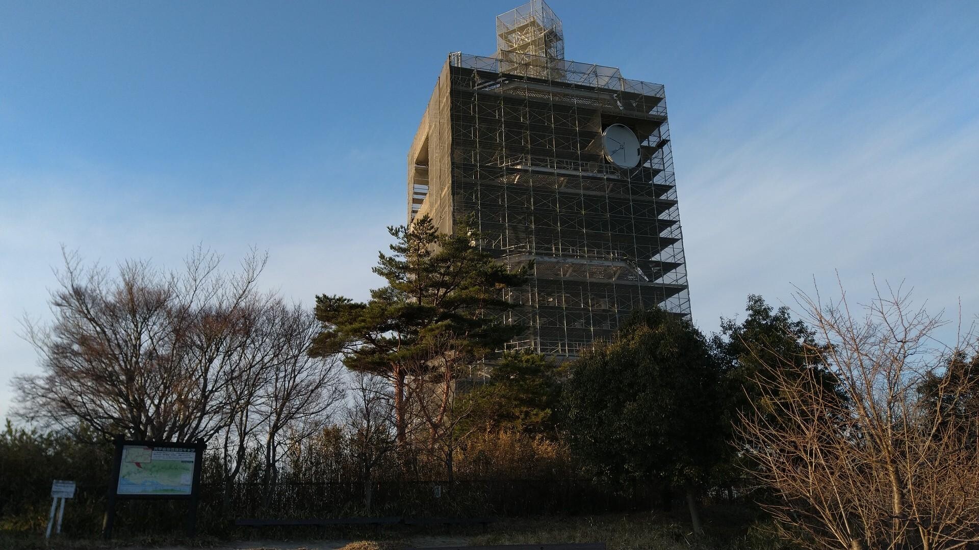 菊水山（服を着たNTT電波塔）-2023-12-24 / じゅげむさんの登山の活動データ | YAMAP / ヤマップ