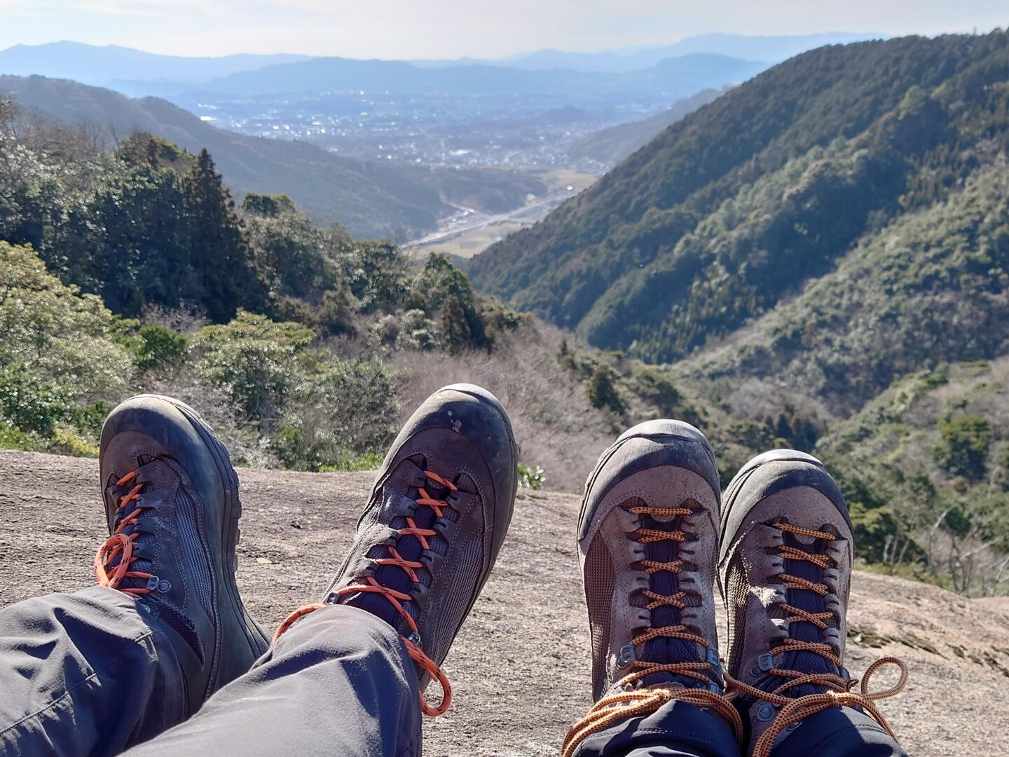 香春⛰️縦走で冬トレ💪とピークハント🥾 / Bobにゃんさんの大坂山（飯岳山）・障子ヶ岳の活動データ | YAMAP / ヤマップ