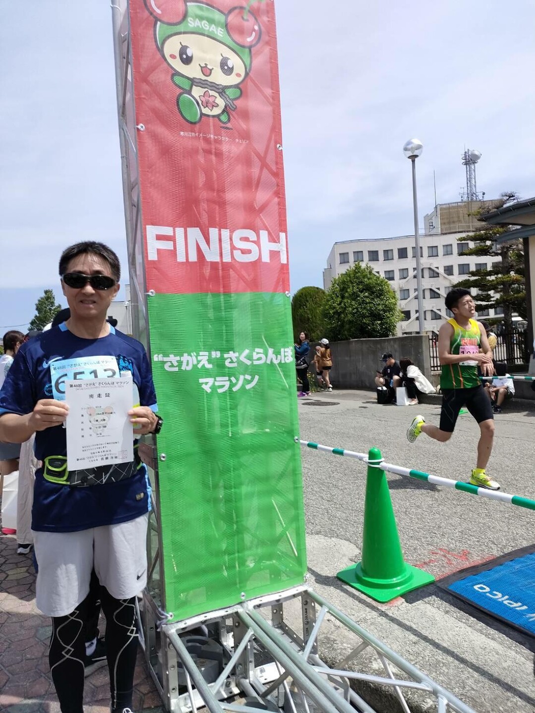 寒河江マラソン·男子10キロ·感謝と満足 / iSleepさんのランニングの活動データ | YAMAP / ヤマップ