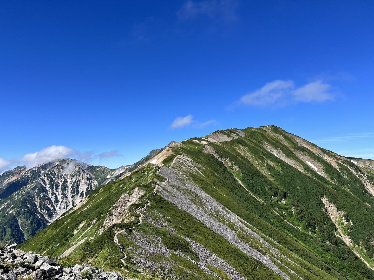 乗鞍岳(白馬連峰)・船越の頭・小蓮華山(大日岳)・白馬岳・離山 / nmさんの白馬岳・小蓮華山の活動データ | YAMAP / ヤマップ