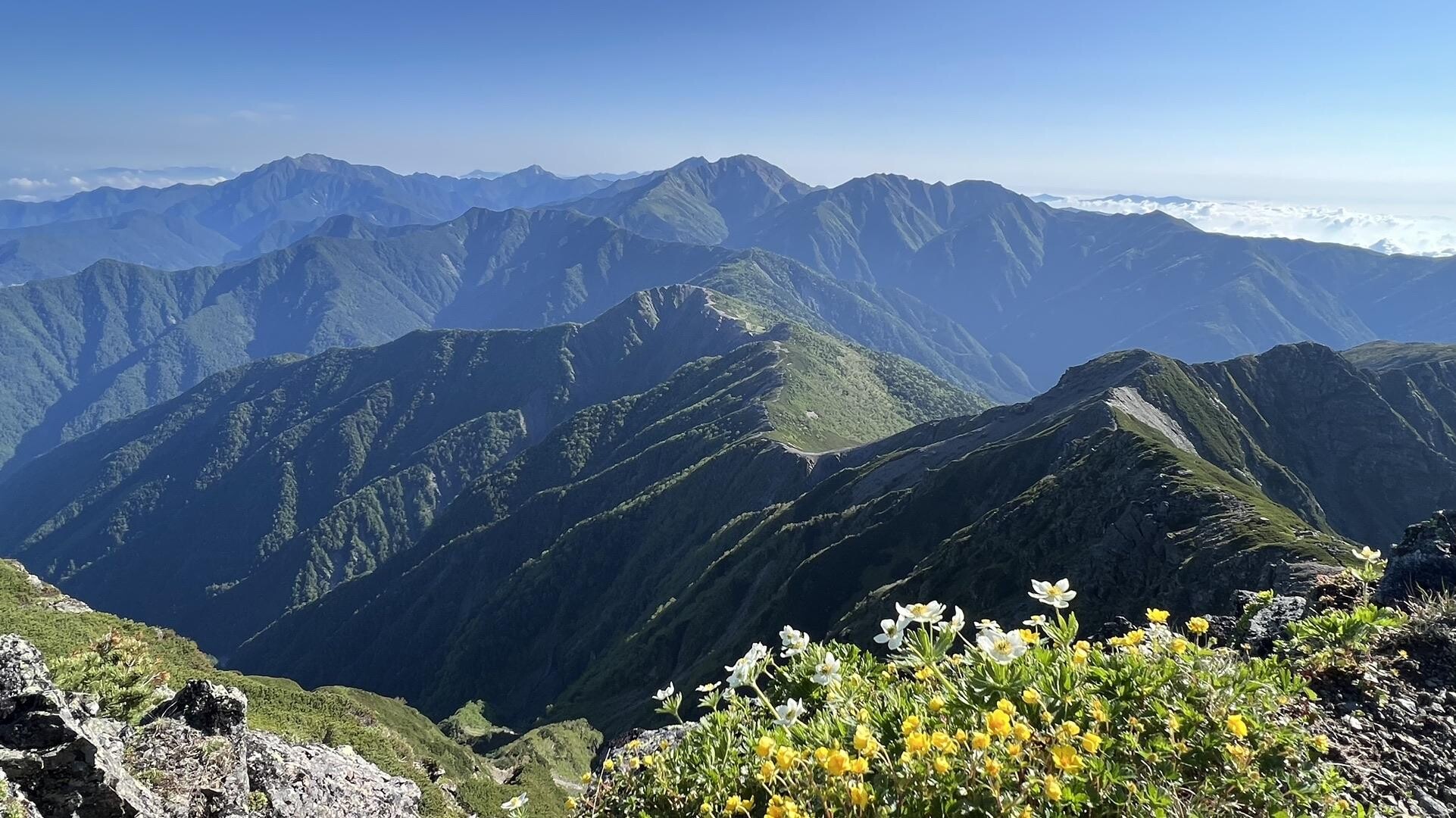 蝙蝠岳ピストン🦇 / kozueさんの塩見岳・権右衛門山・蝙蝠岳の活動データ | YAMAP / ヤマップ