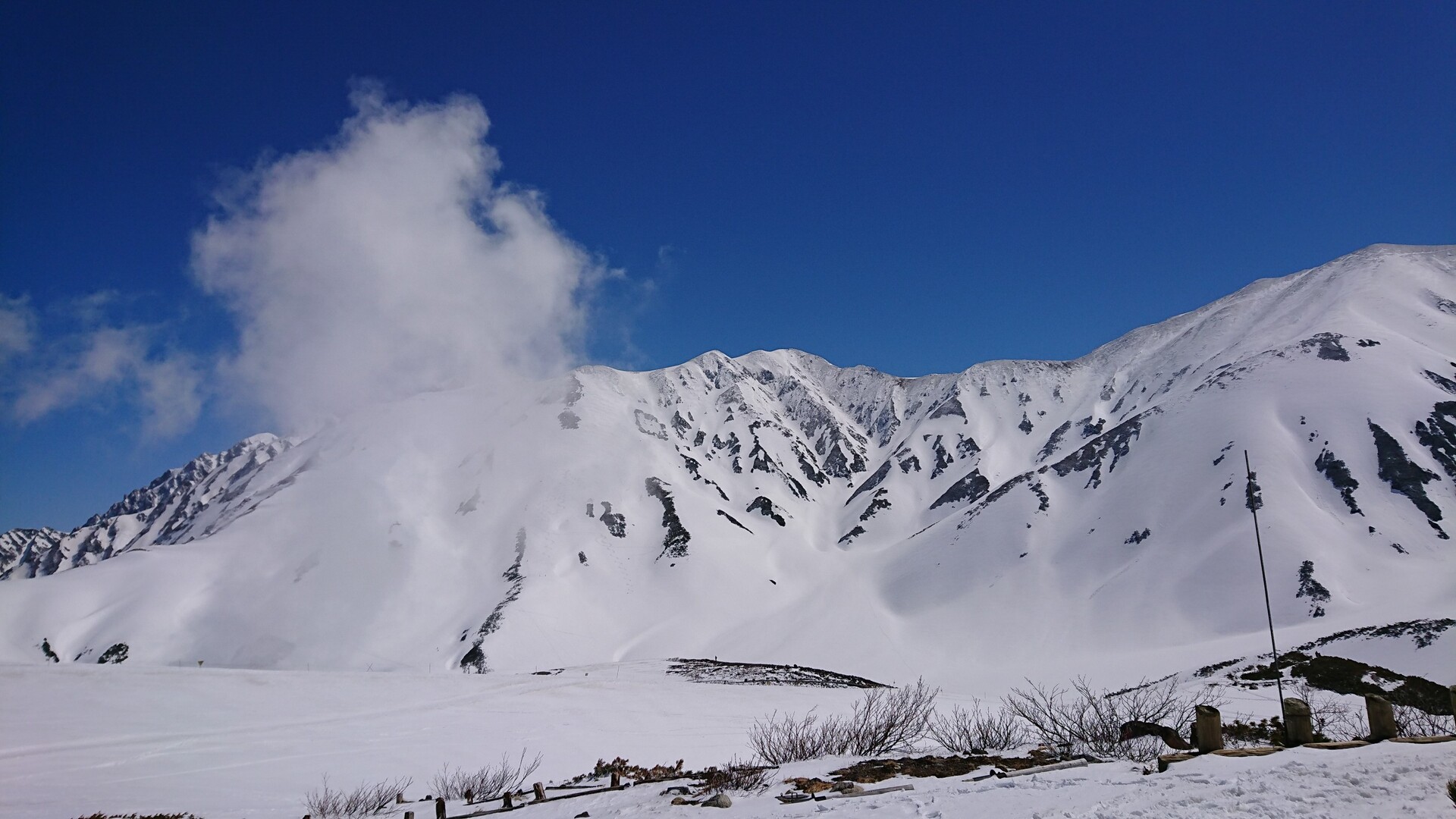 立山室堂をウロウロ🌀🏃 2021-05-11 / Yos 8611さんの立山・雄山・浄土山の活動データ | YAMAP / ヤマップ