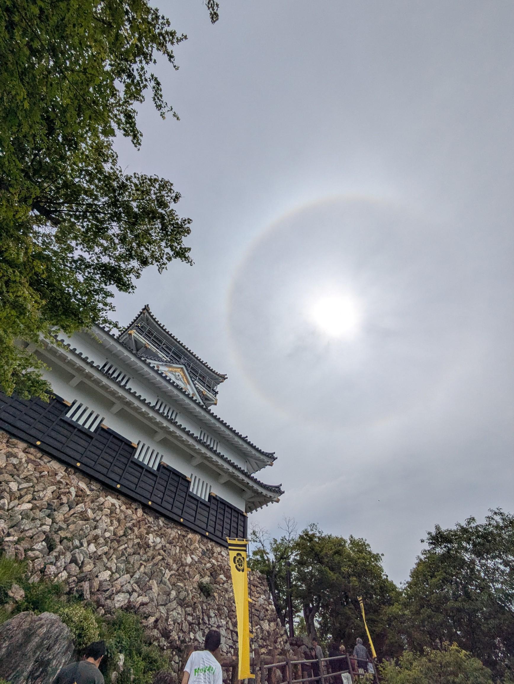 仕事で岐阜城に行ったらハロが見れました！... / Mt.ウーバー、さんのモーメント | YAMAP / ヤマップ
