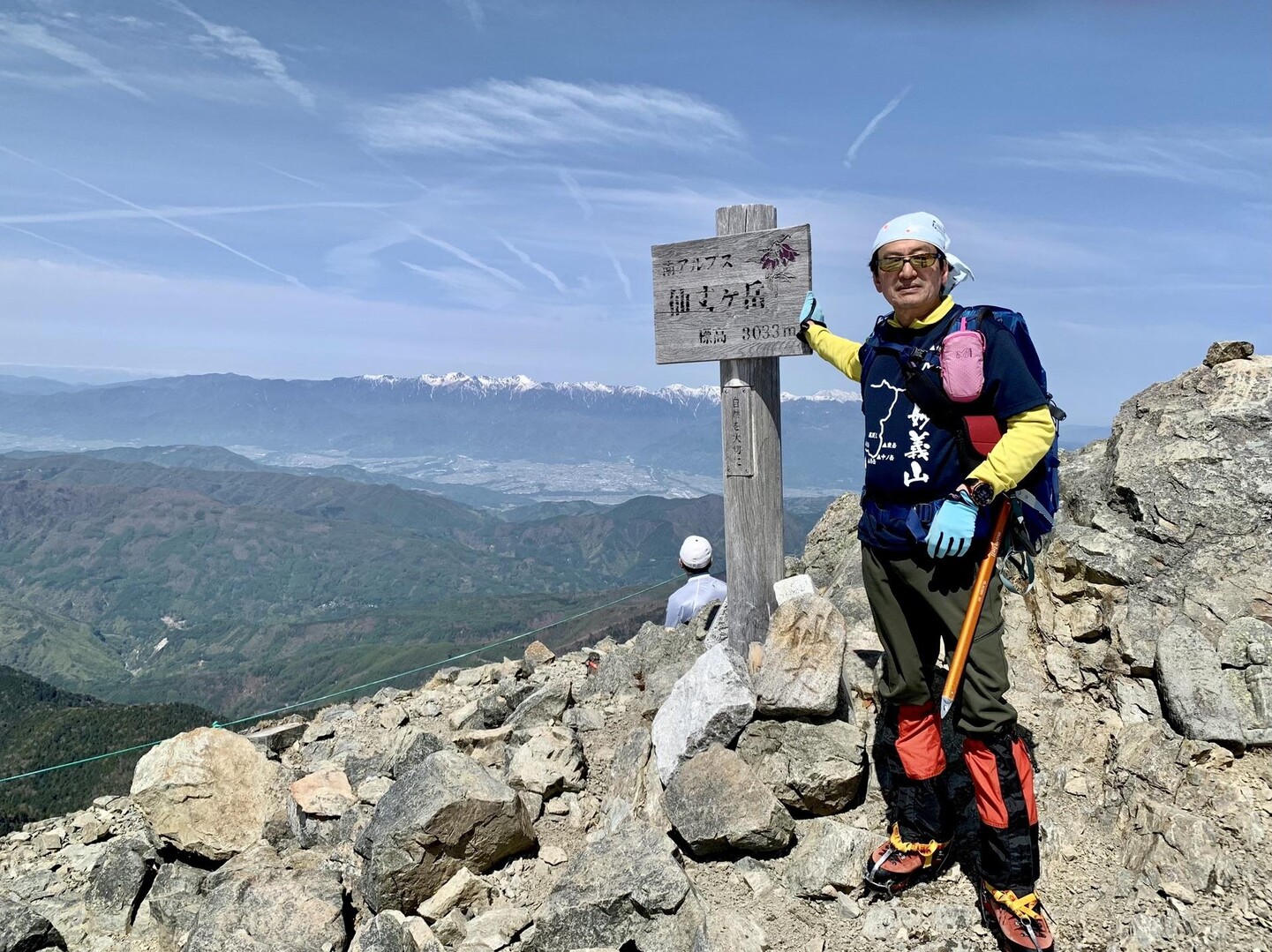 妙義Tシャツで、仙丈ヶ岳へ / Yosshyさんの仙丈ヶ岳・伊那荒倉岳の活動データ | YAMAP / ヤマップ