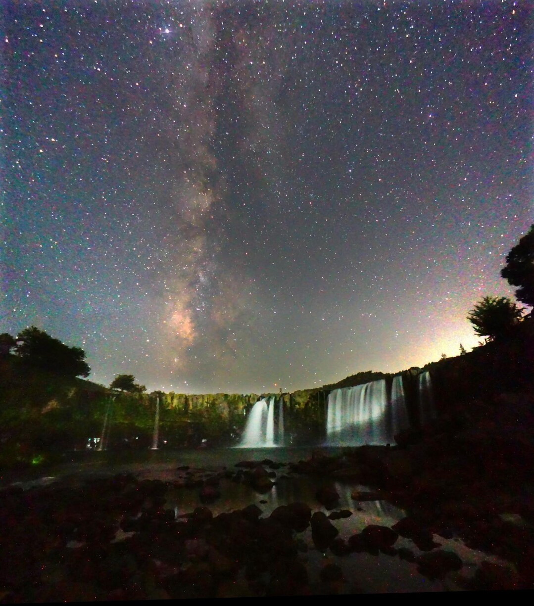 久しぶりの天の川🌌 #原尻の滝 / ナンジョンさんのモーメント | YAMAP / ヤマップ