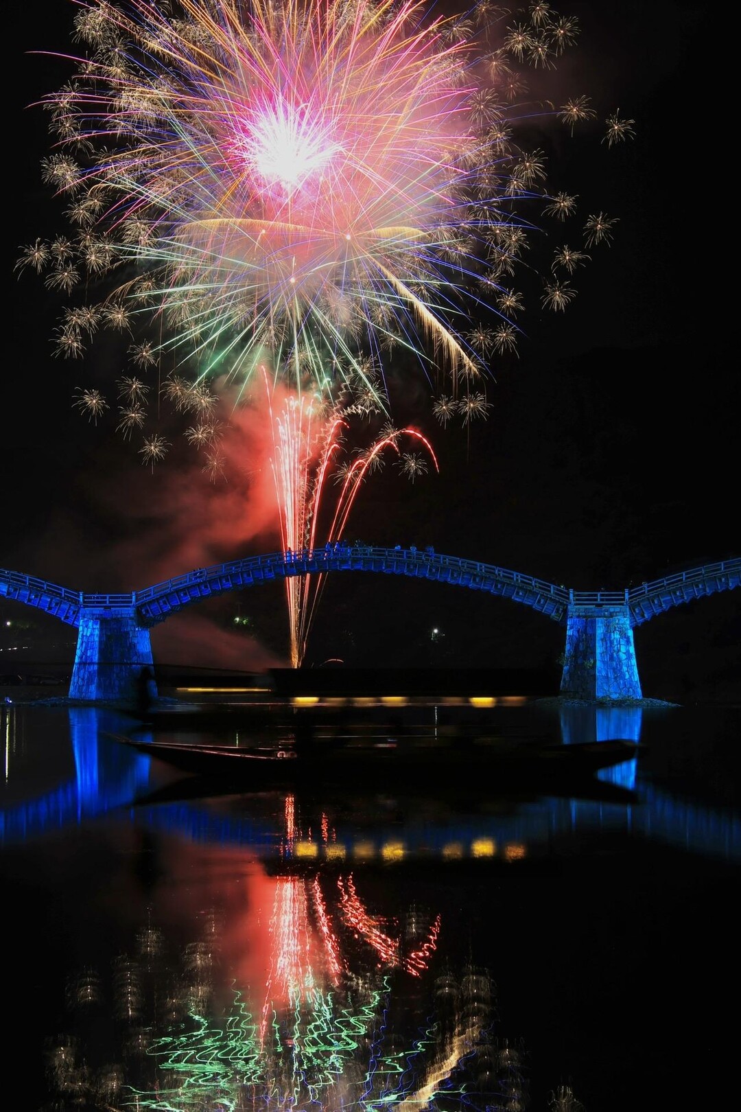 錦帯橋ミニ花火 9日目 8月20日火曜... / GONKEさんのモーメント | YAMAP / ヤマップ