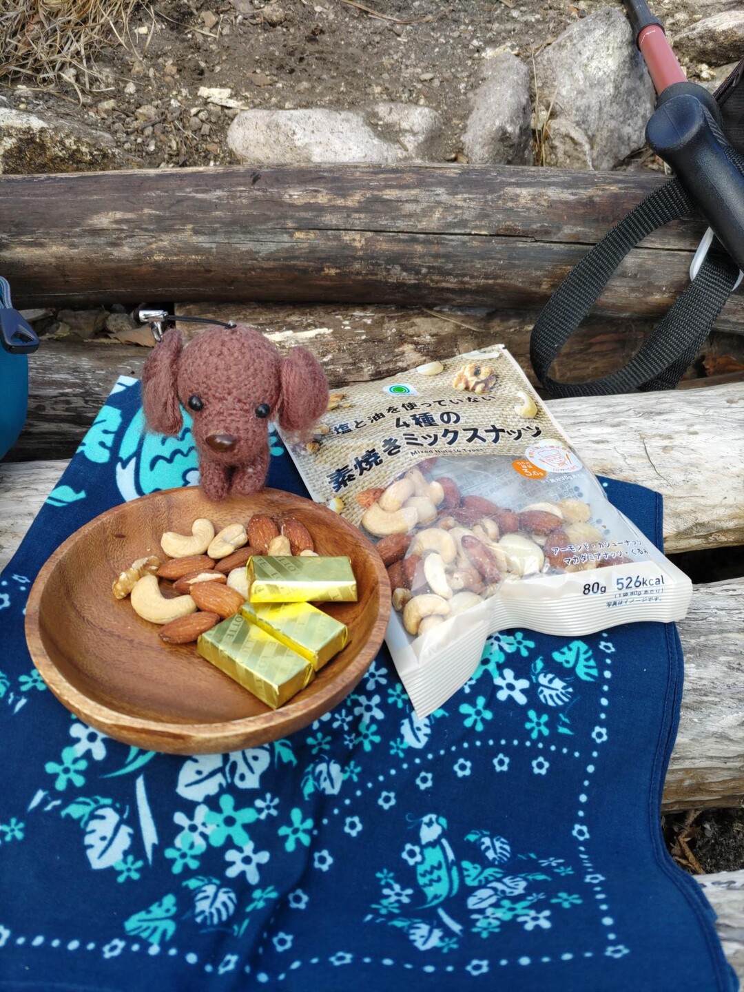 水沢山で 山おやつ😋 ミックスナッツ ... / kayoさんのモーメント | YAMAP / ヤマップ