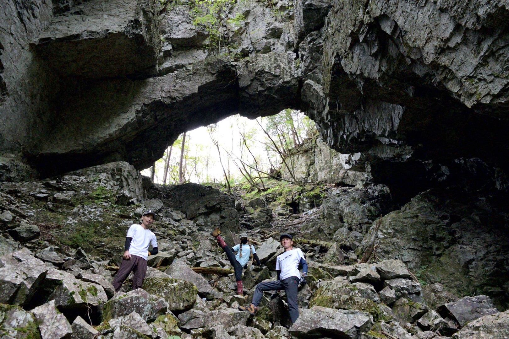 巖の双門 双門の滝 / ⛅Nori-jiさんの八経ヶ岳の活動データ | YAMAP / ヤマップ