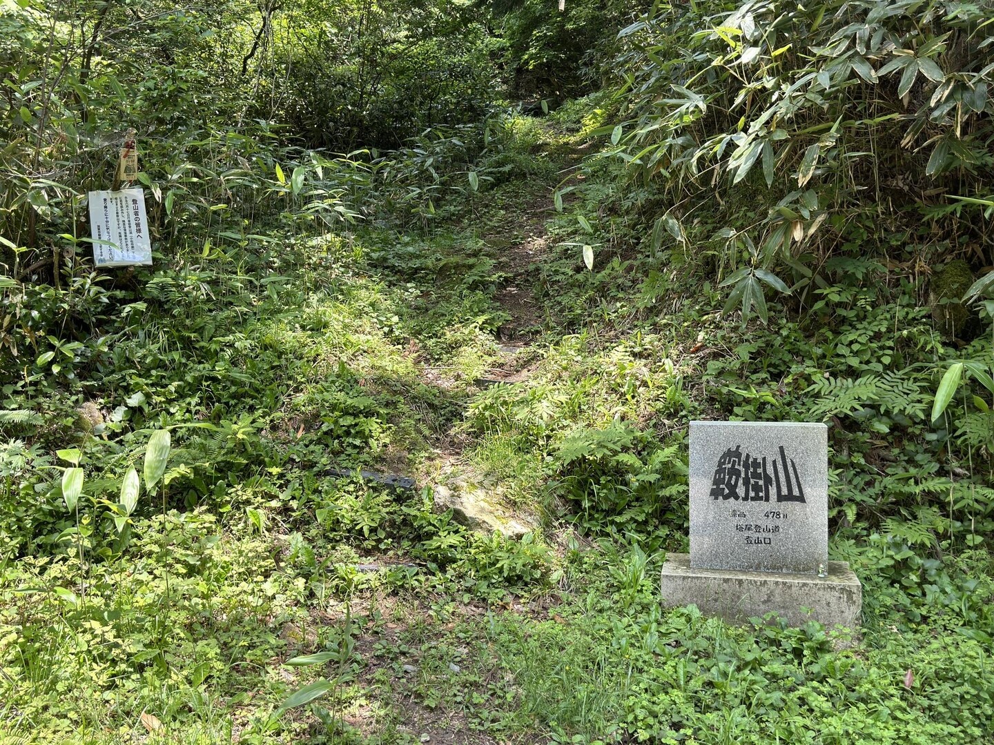 鞍掛山 2024-5-26 塔尾登山道 / jt0450さんの鞍掛山・後山・三童子山の活動データ | YAMAP / ヤマップ