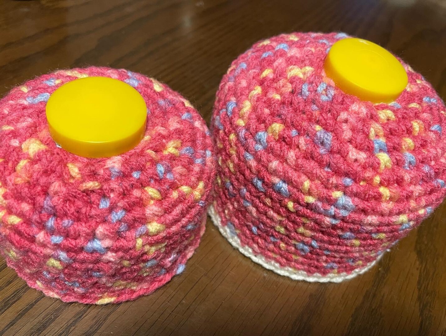 od缶のカバー作りました。 手編みです。... / マリンさんのモーメント | YAMAP / ヤマップ