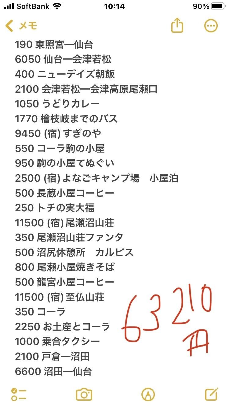 家(仙台)から尾瀬行って帰って来るまでの... / かなかな0083さんのモーメント | YAMAP / ヤマップ