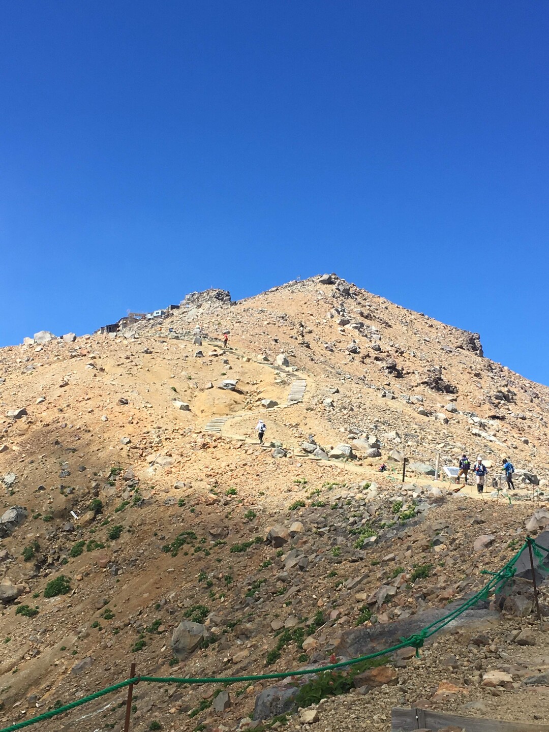 御嶽山 百名山（52100）（中の湯 御嶽山山頂 二ノ池ー中の湯） わいぱるさんの御嶽山・継子岳・摩利支天山の活動データ Yamap