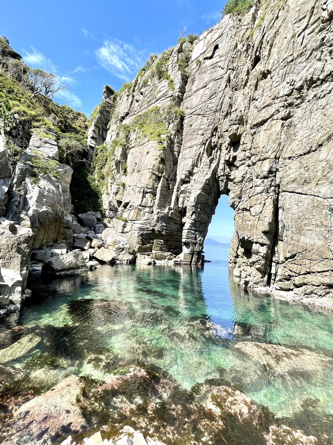 逆登山の久須夜ヶ岳と蘇洞門めぐり / 久須夜ヶ岳の写真26枚目 / 素敵なエメラルドグリーン🥺 | YAMAP / ヤマップ