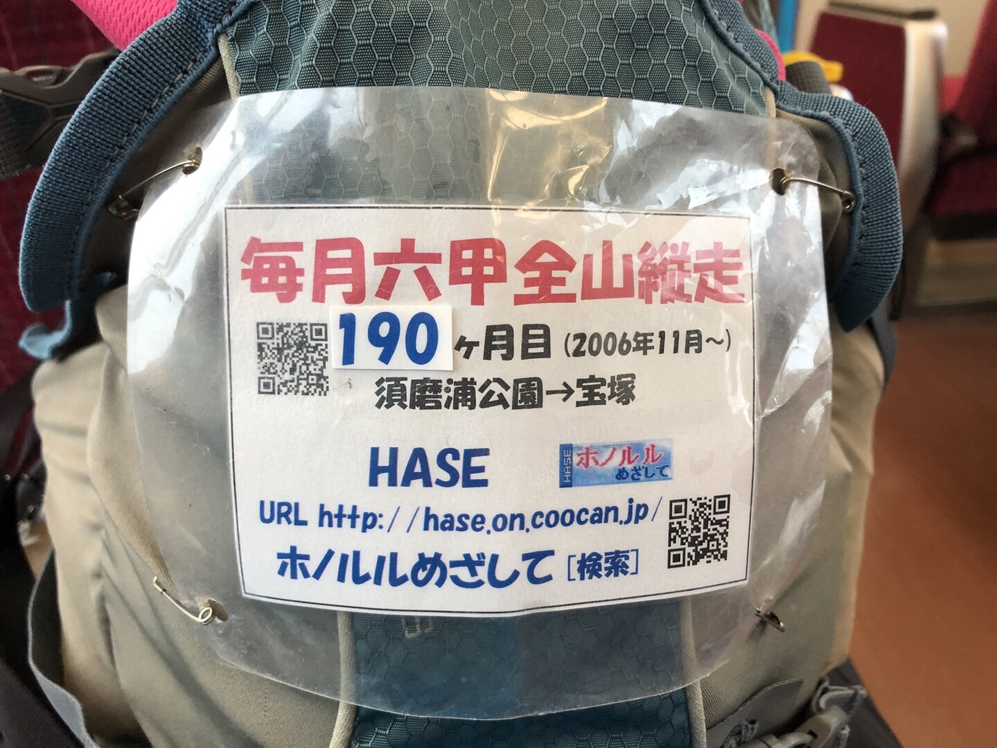 毎月六甲全山縦走190ヶ月目 / HASEさんの六甲山・長峰山・摩耶山の活動データ | YAMAP / ヤマップ