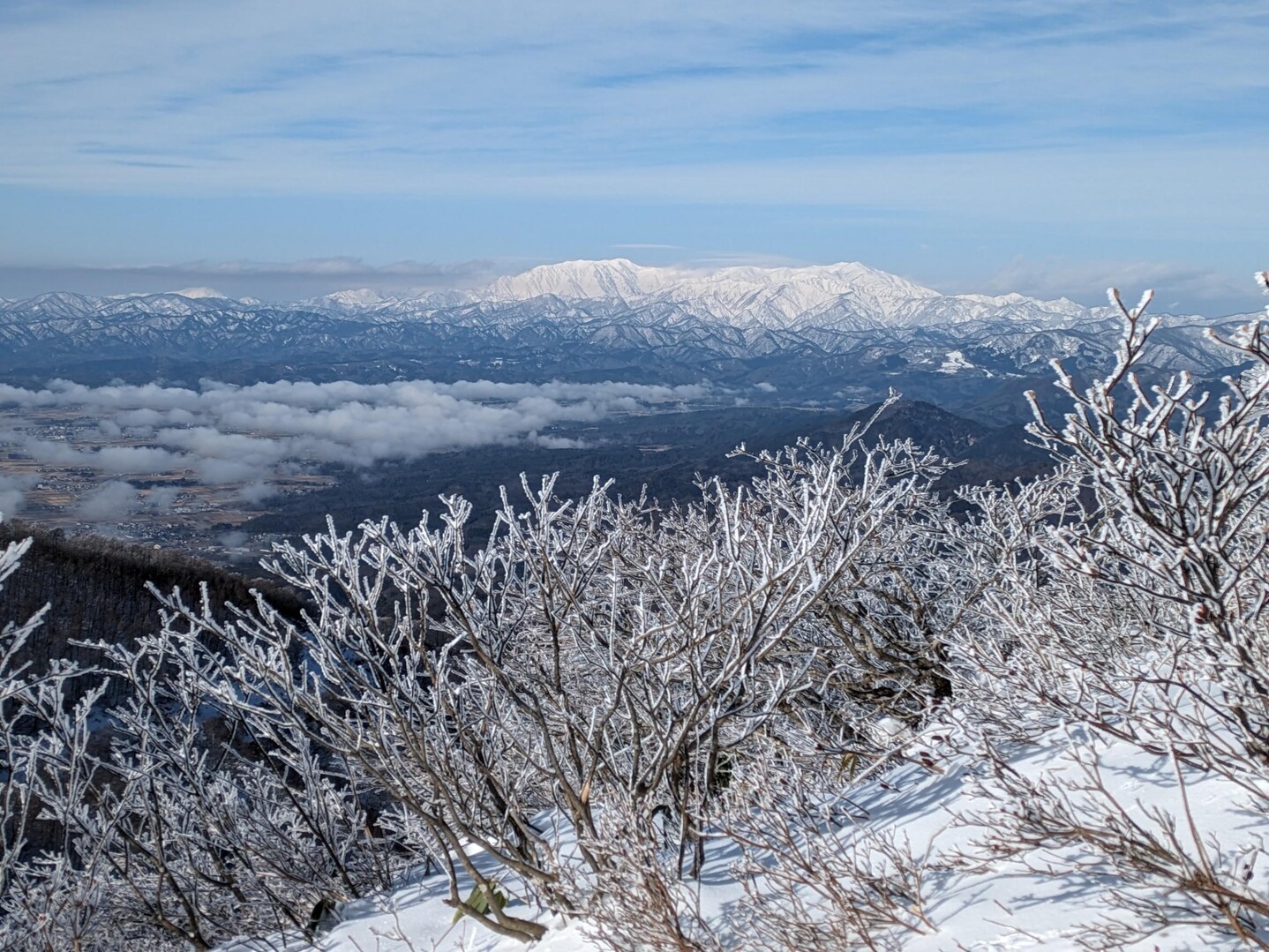 霧氷 の雄国山🏔 / 桜ママさんの磐梯山・雄国山・赤埴山の活動データ | YAMAP / ヤマップ