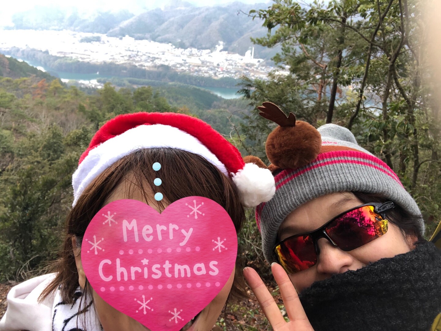 Xmasに権現山(川辺町)・遠見山👭 / キューピー♪さんの権現山の活動データ | YAMAP / ヤマップ