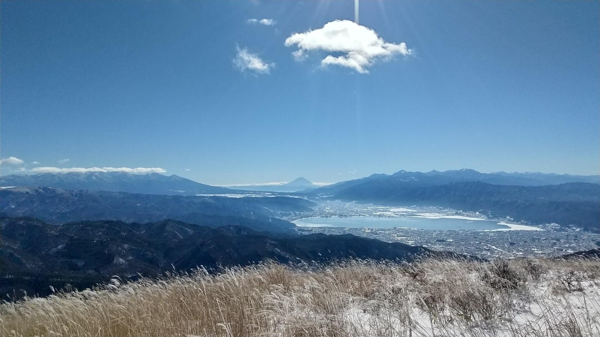 富士山と中アと諏訪湖のコラボ。高ボッチ山 / nobさんの鉢伏山・高ボッチ山・三峰山の活動データ | YAMAP / ヤマップ