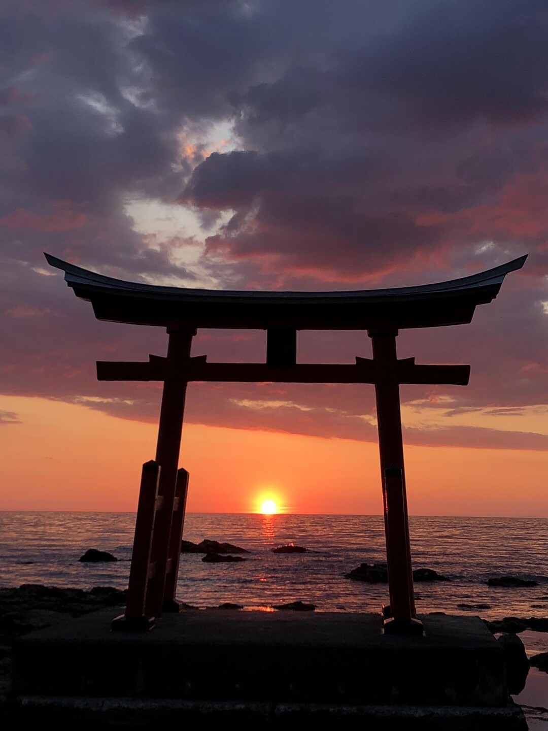 初山別村の金比羅神社⛩️ 鳥居に重なる... / kyonさんのモーメント | YAMAP / ヤマップ