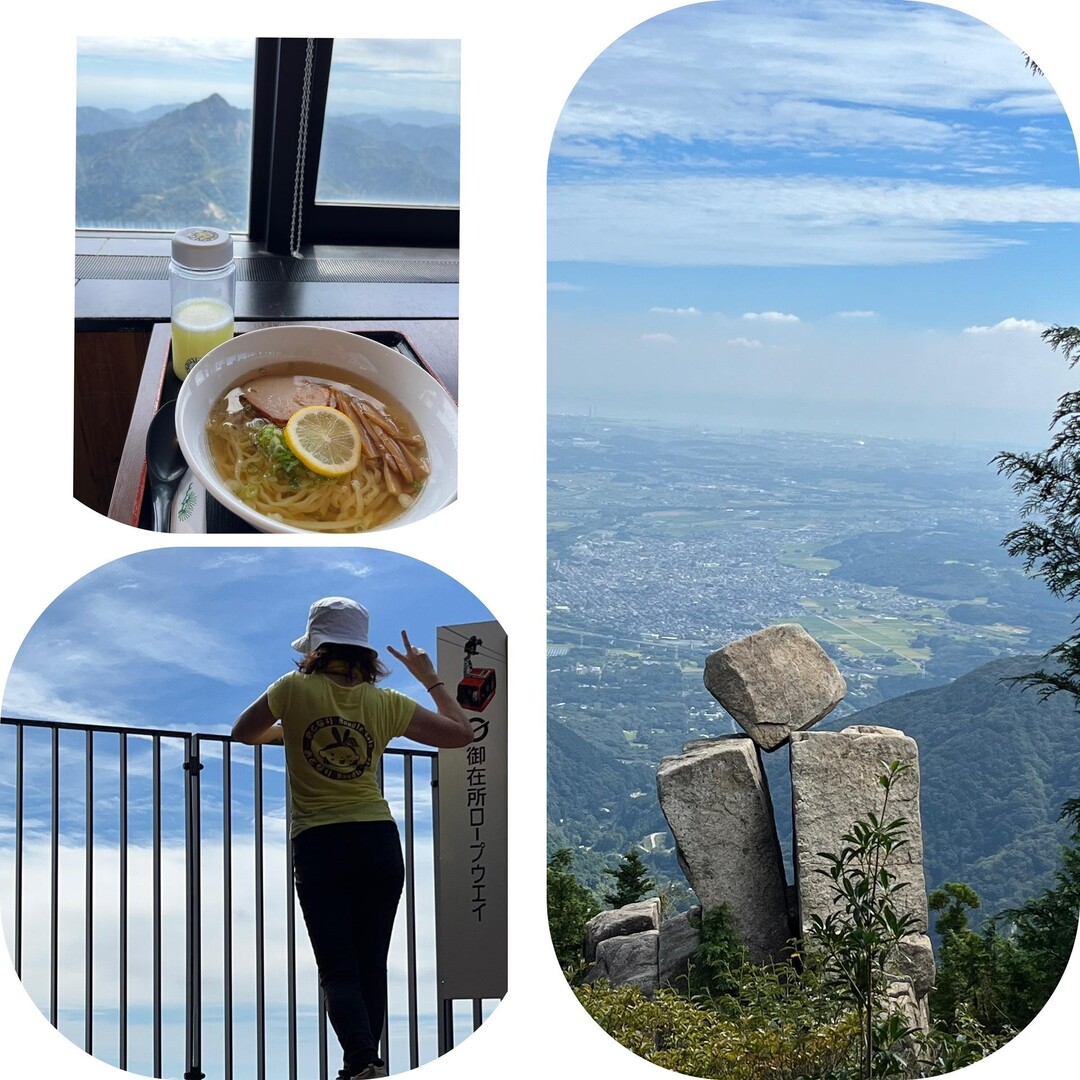 冷やしラーメン🍜が美味しい御在所岳へ2023-09-26 / karin.fさんの御在所岳（御在所山）・雨乞岳の活動データ | YAMAP / ヤマップ