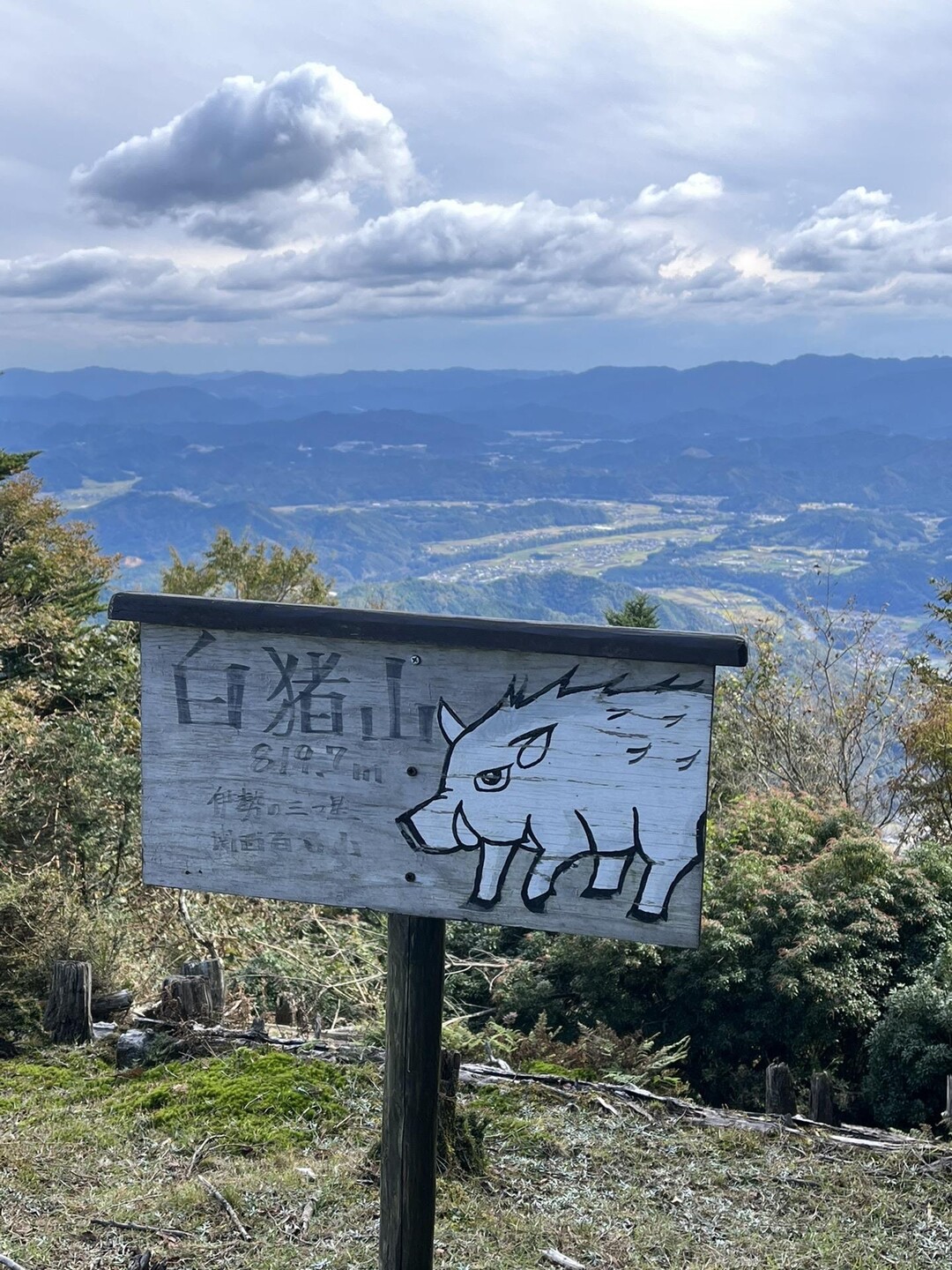 おかわり3杯目 白猪山二ノ峰・白猪山 / 良 ⛩ OKDさんの局ヶ岳の活動データ | YAMAP / ヤマップ