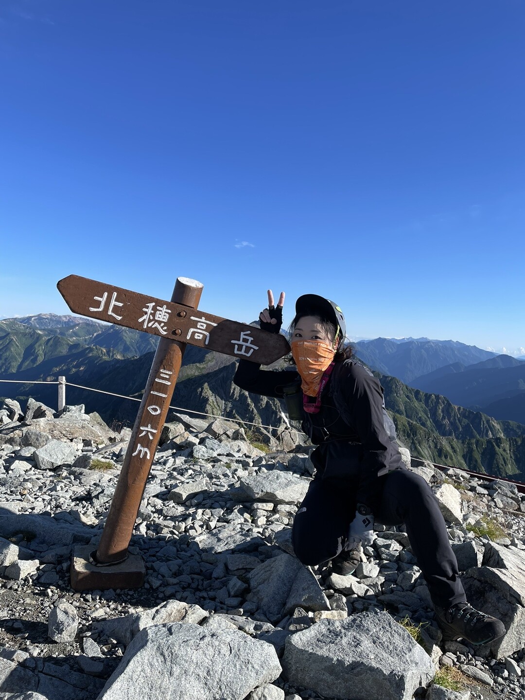 奥穂高岳・北穂高岳 / yumさんの槍ヶ岳・穂高岳・上高地の活動データ | YAMAP / ヤマップ
