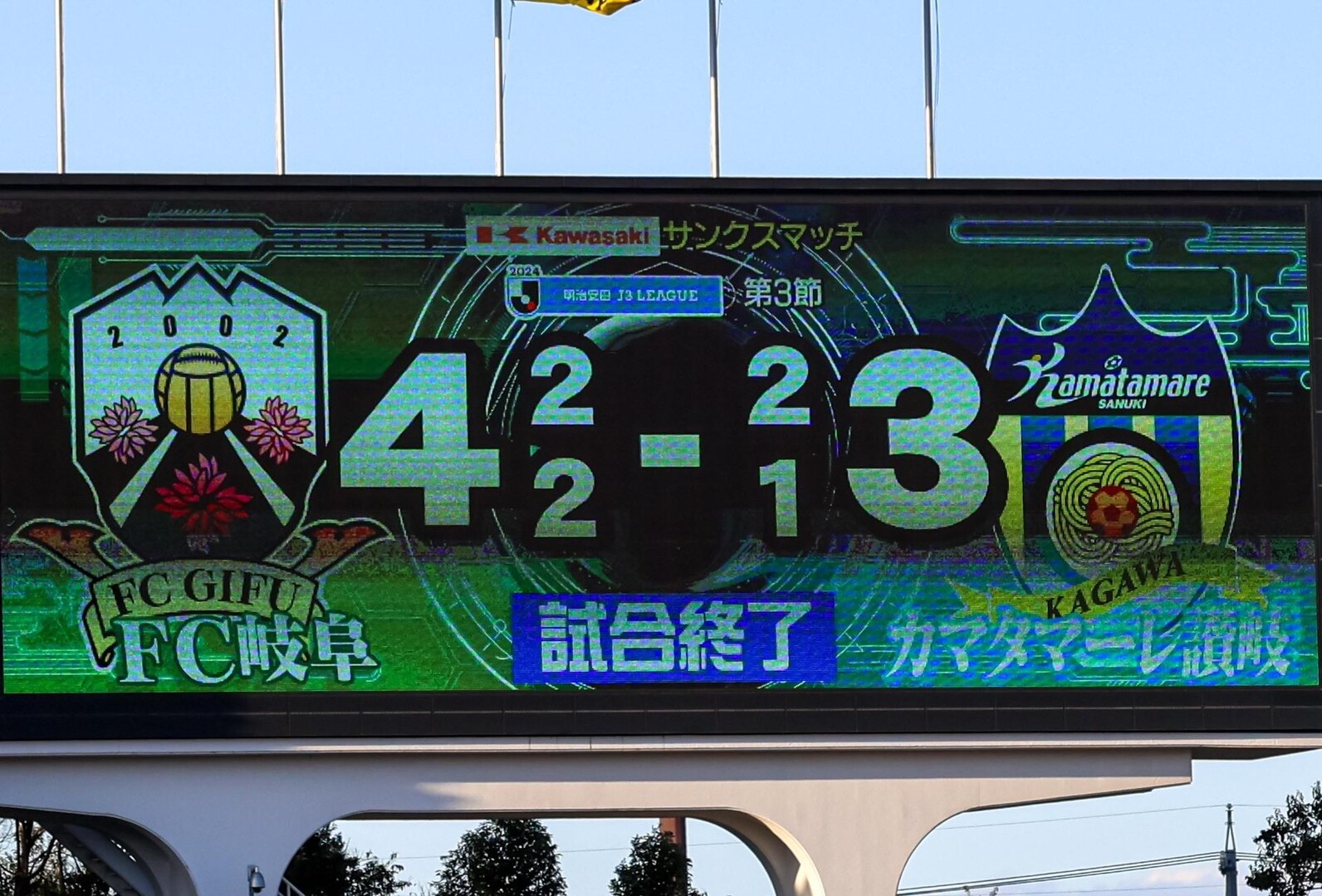 J3第3節カマタマーレ讃岐戦は、4：3で... / ゼンキューさんのモーメント | YAMAP / ヤマップ