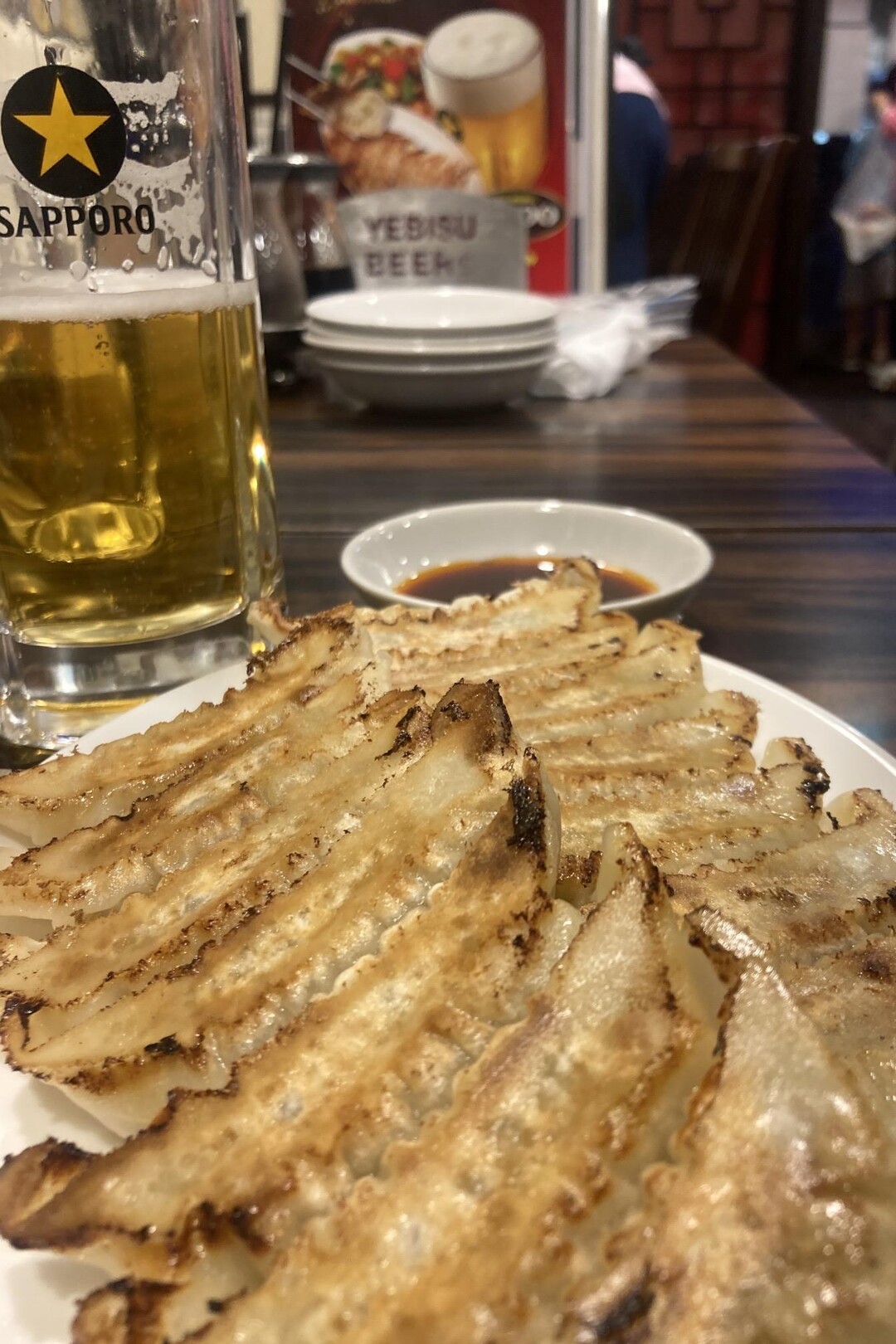 餃子×21個(計3皿)。生ビール。あーま... / TAKIBIさんのモーメント | YAMAP / ヤマップ