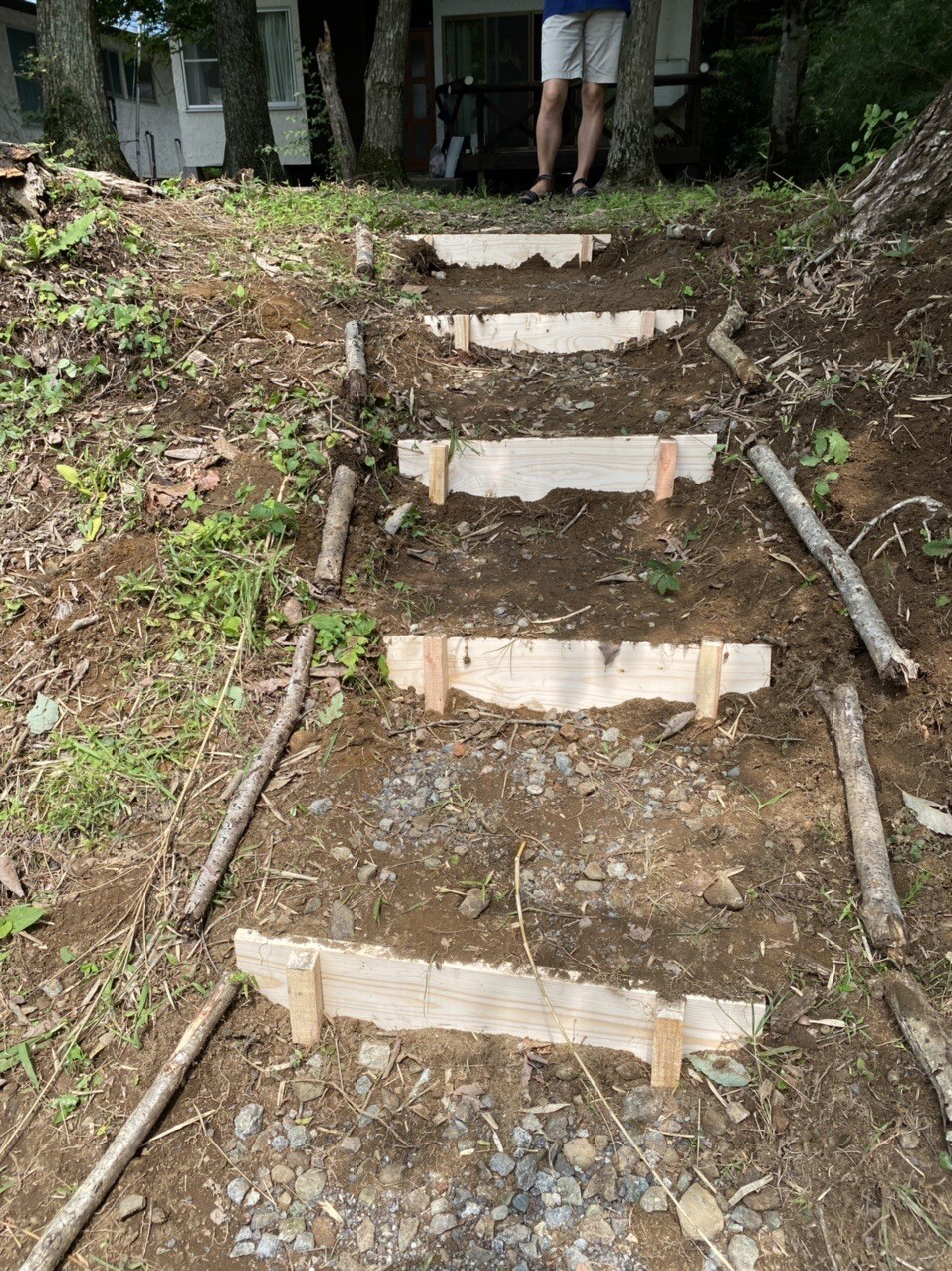 DIY stairs for my fr... / louisさんのモーメント | YAMAP / ヤマップ