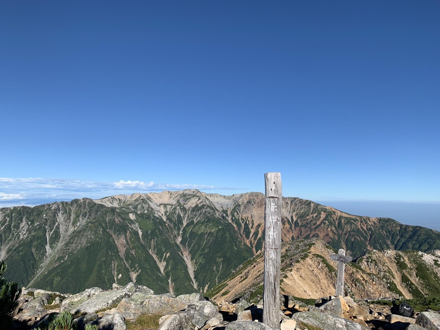 鷲羽岳・ワリモ岳・祖父岳・水晶岳（南峰）・水晶岳（北峰）・温泉沢ノ頭・赤牛岳 / がばごろんさんの槍ヶ岳・穂高岳・上高地の活動データ | YAMAP / ヤマップ
