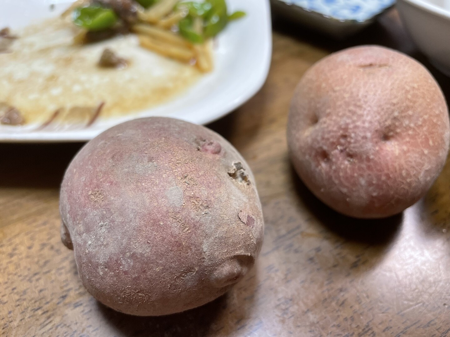 家庭菜園で収穫したアンデスレッド、フライ... / osamさんのモーメント | YAMAP / ヤマップ