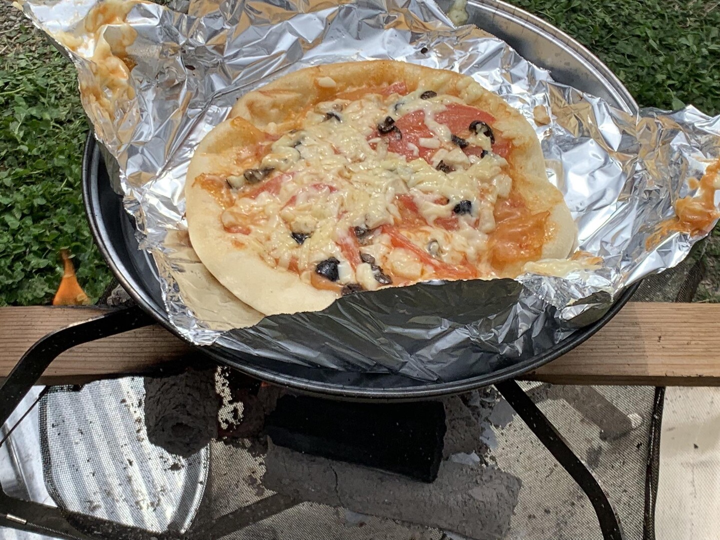 BBQしました！ 初めて、BBQでピザ食... / takeさんのモーメント | YAMAP / ヤマップ