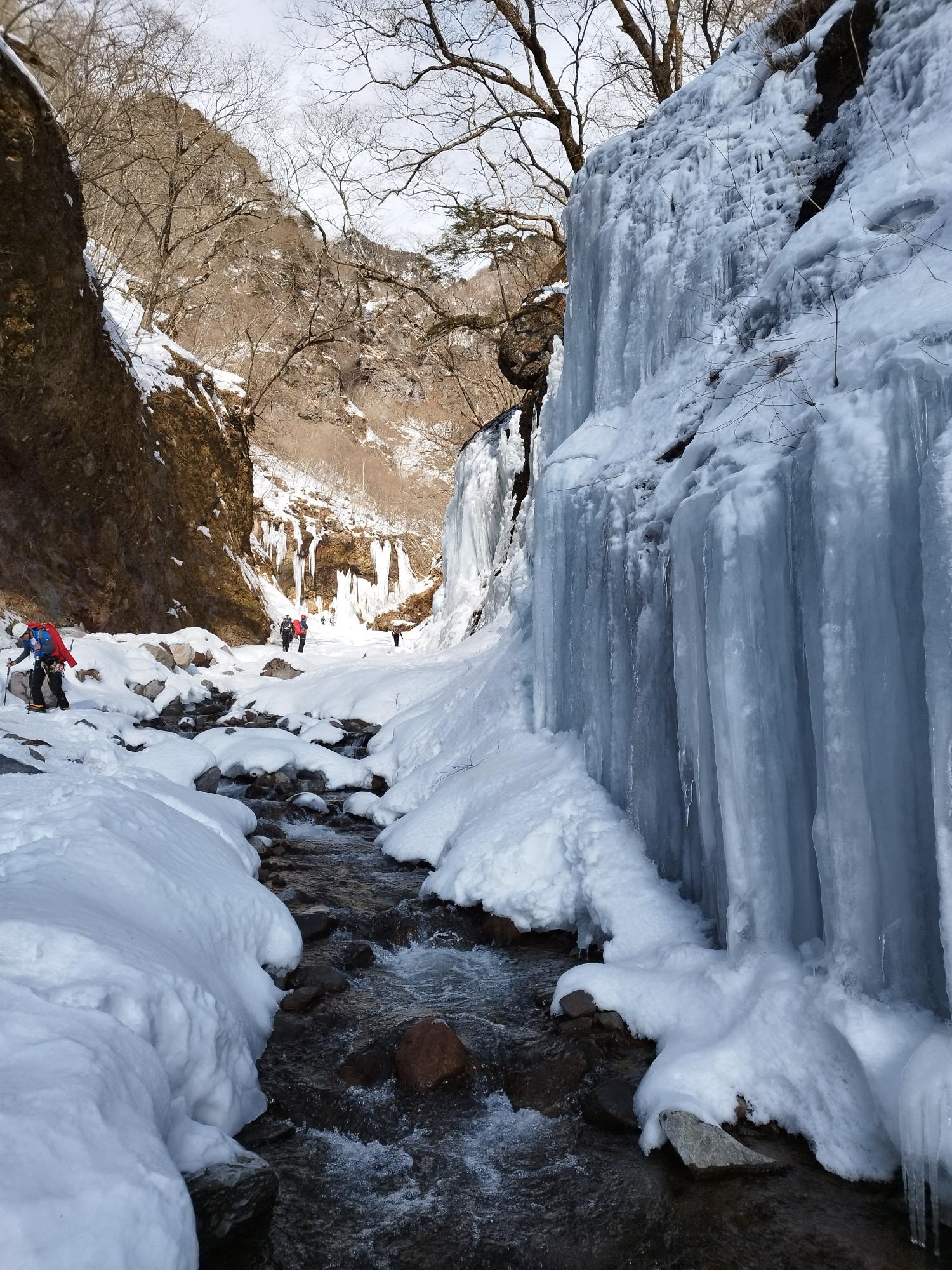 氷瀑ハイク / horitakaさんの女峰山・赤薙山・大真名子山の活動データ | YAMAP / ヤマップ