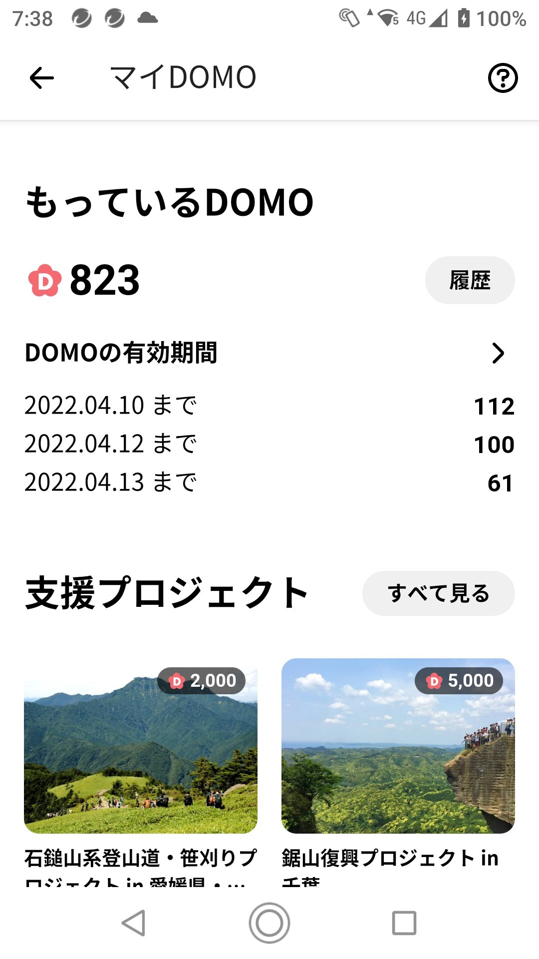 DOMOの有効期限って、何の基準で無くな... / ホントは海が好きさんのモーメント | YAMAP / ヤマップ