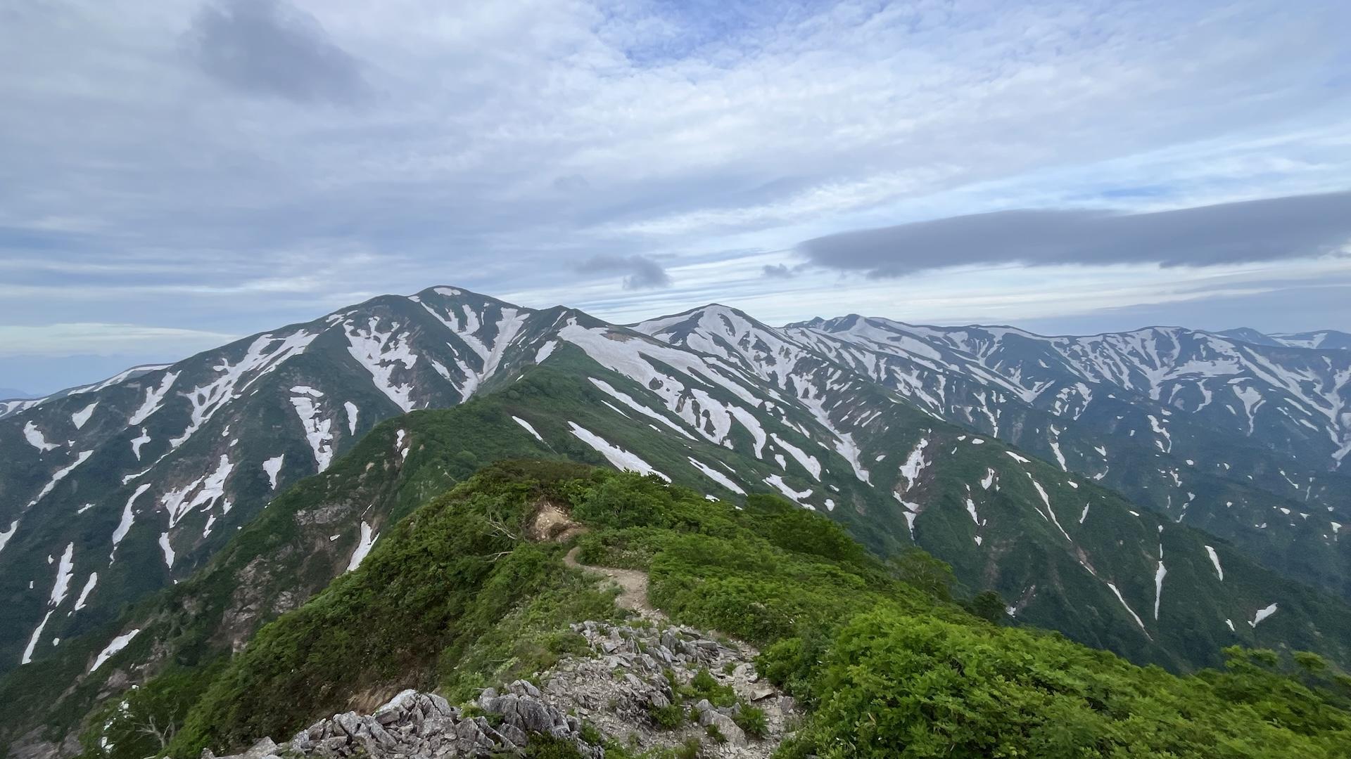 250621大朝日岳・小朝日岳・鳥原山 / ミウラマンさんの大朝日岳・朝日連峰・祝瓶山の活動データ | YAMAP / ヤマップ