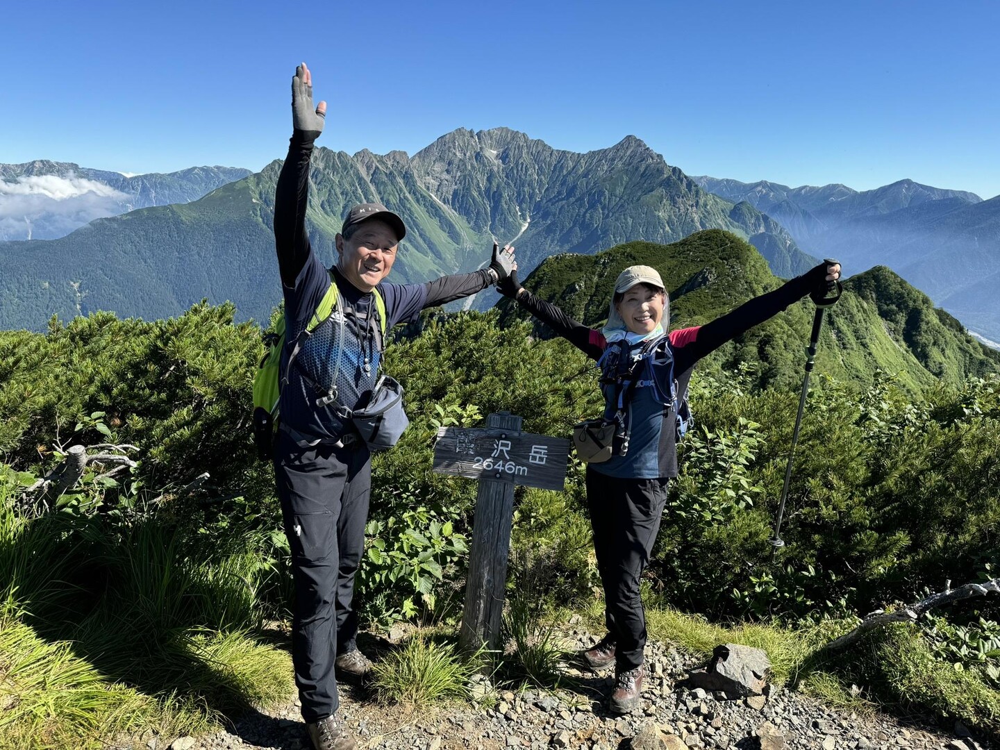 ジャンクションピーク・霞沢岳K1ピーク・霞沢岳 / やっちぃさんの霞沢岳の活動データ | YAMAP / ヤマップ