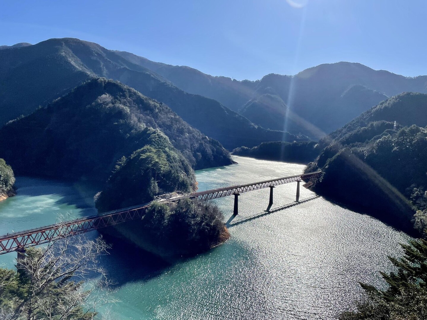 大井川鐵道 SL🚂と湖上駅 / 恵那さんさんの春埜山の活動データ | YAMAP / ヤマップ