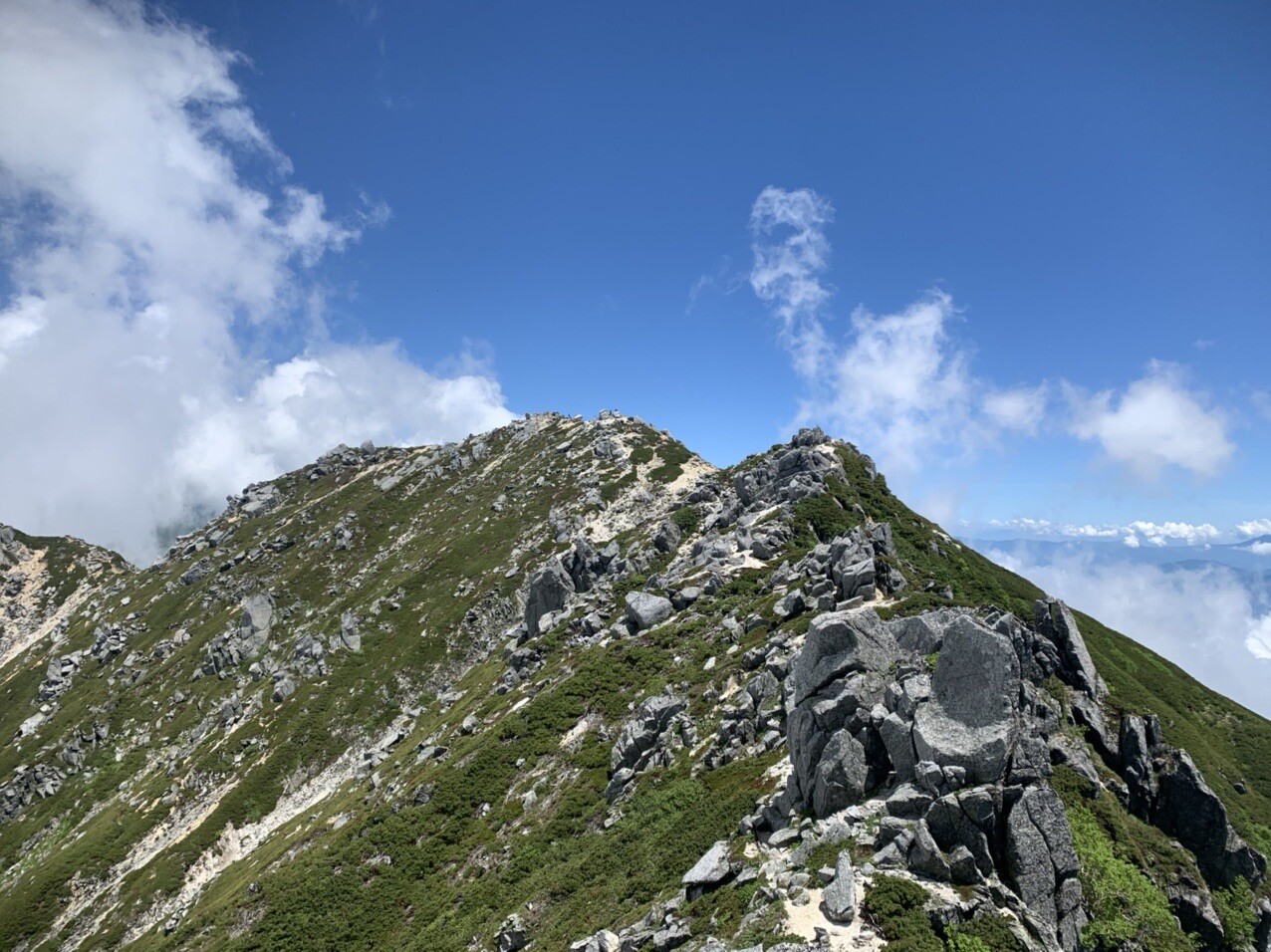 今までで1番ツラかった‼️💦越百山・仙涯嶺・南駒ヶ岳・赤椰岳・空木岳 / Y45Uさんの木曽駒ヶ岳・空木岳・越百山の活動データ | YAMAP / ヤマップ